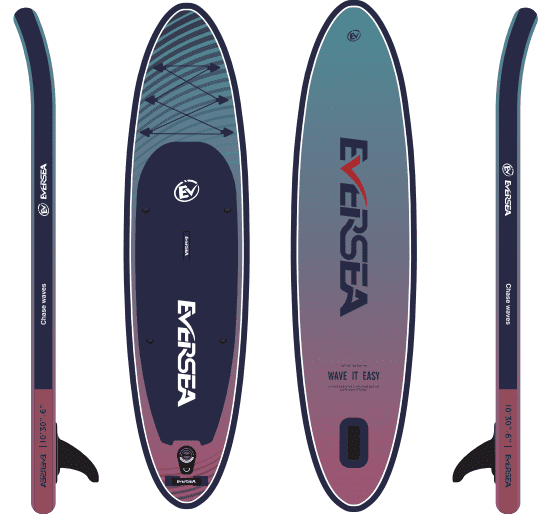 Eversea Inflatable Paddle Board Stand up Paddle Board 10' SUP Board for Youth & Adults - Walmart.com