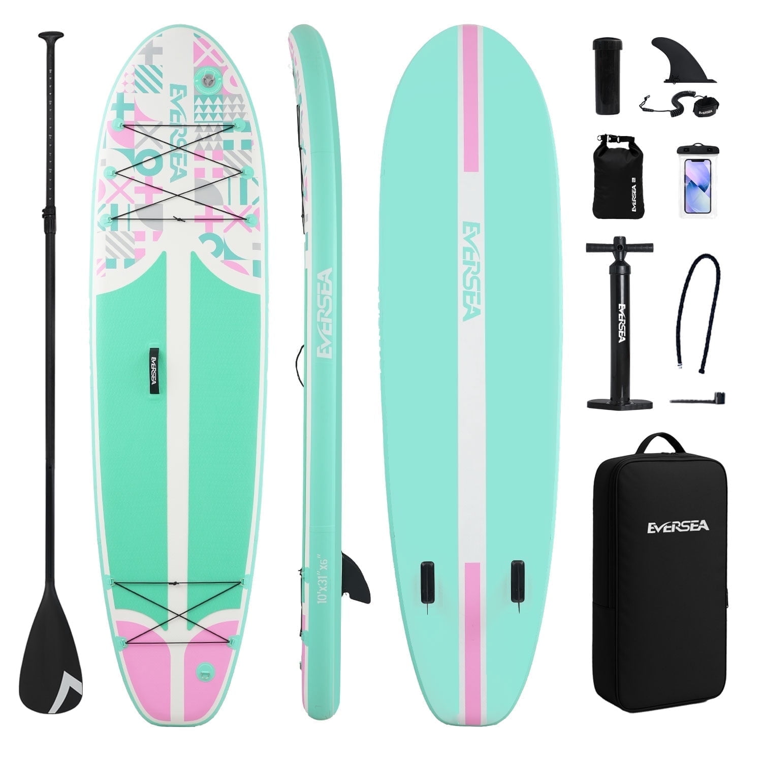 MSEASFREE Inflatable Paddle Board Stand up Paddle Board with Premium ...