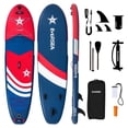 MSEASFREE Inflatable Stand Up Paddle Board 11 FT Fishing Paddle board ...