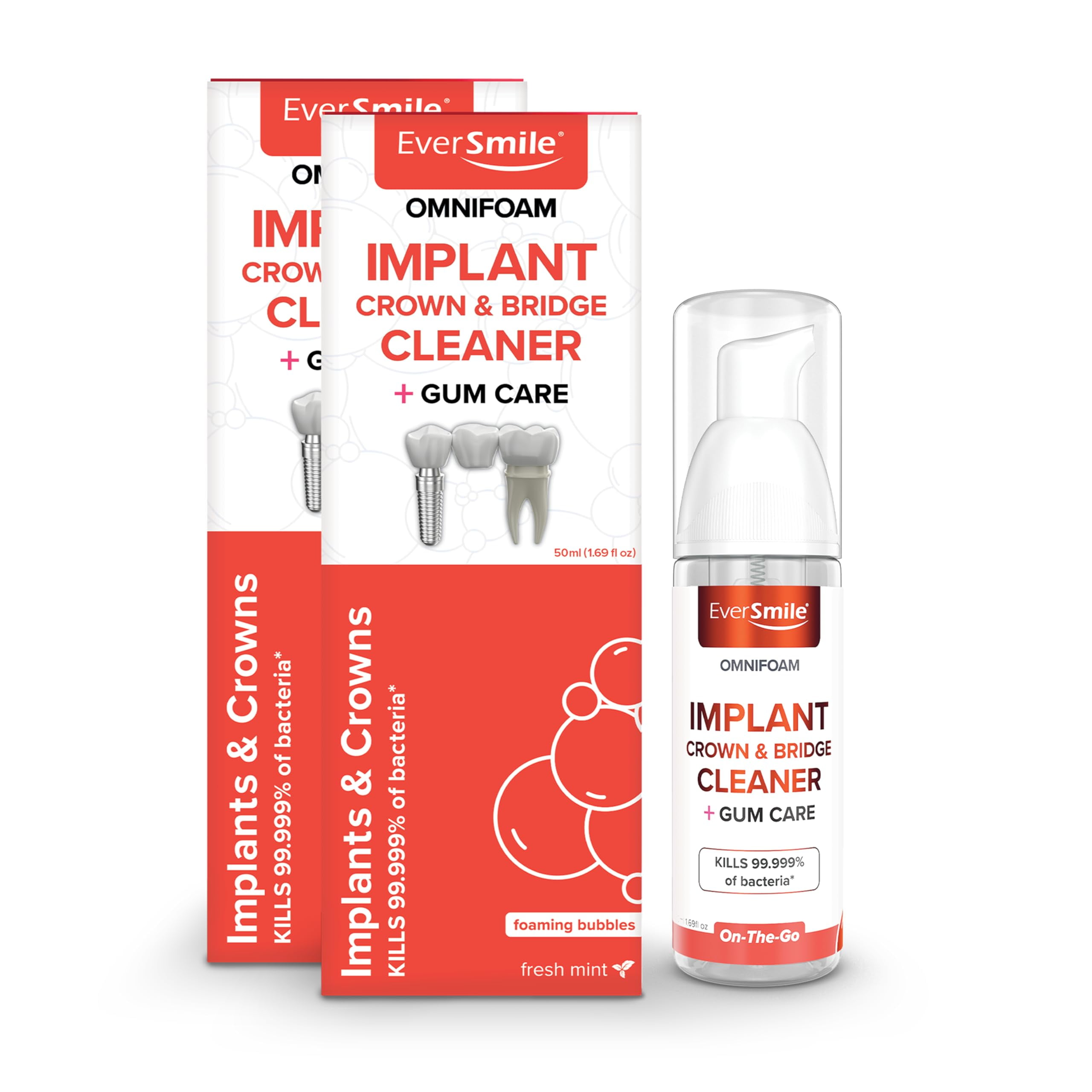 Eversmile OmniFoam Dental Cleaner DHF10 - Cleaning Foam for Implants ...