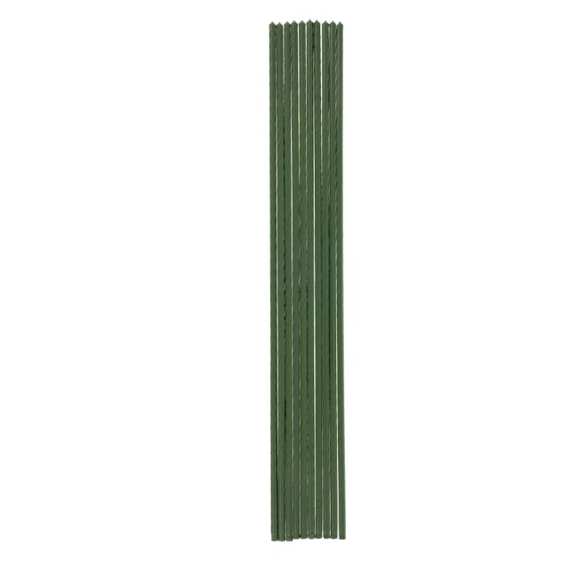 Everso 10Pcs Wood Plant Stakes Sturdy Garden Stakes Plastic Coated ...