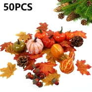 UHUSE Fall Harvest Decor, Artificial Mini Pumpkin, Gourd, Acorn ...