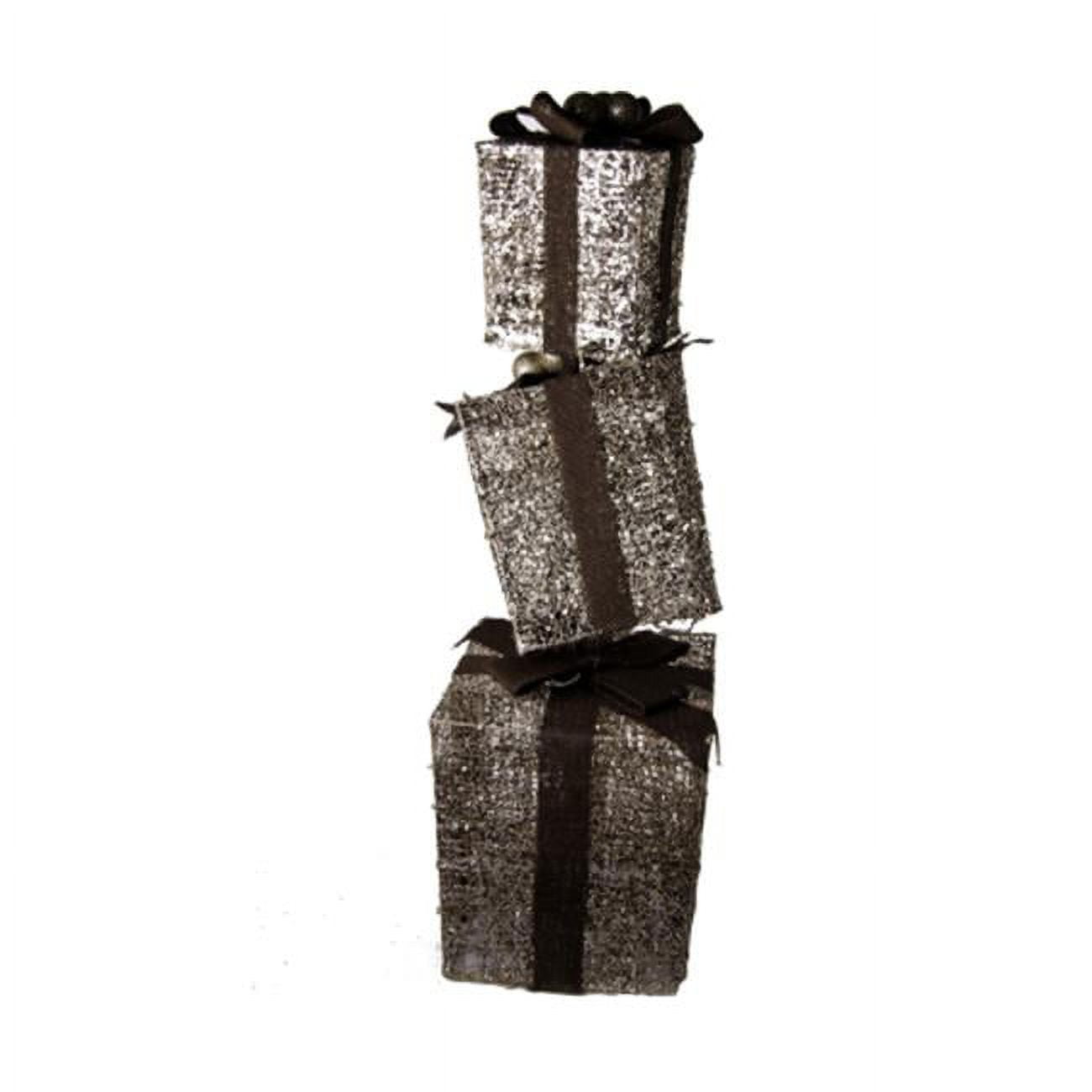 Everstar Merchandise E62 ES67718 Glittering Champagne Gift Box Tower ...