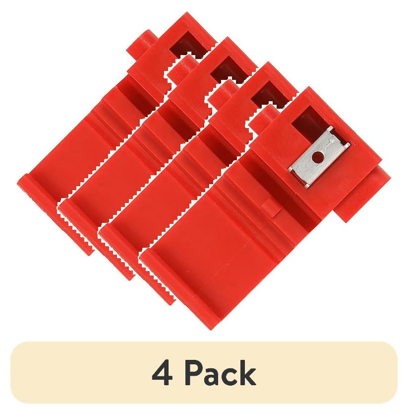(4 pack) Ever start Electrical 4-Piece Quick Connectors, Red, Fits Car ...
