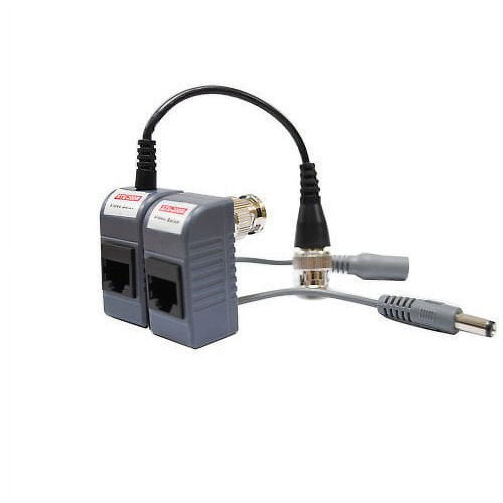 Evertech 20 Pairs (40 Pcs) CCTV Video Power Balun BNC to Cat5 Cat6 UTP ...