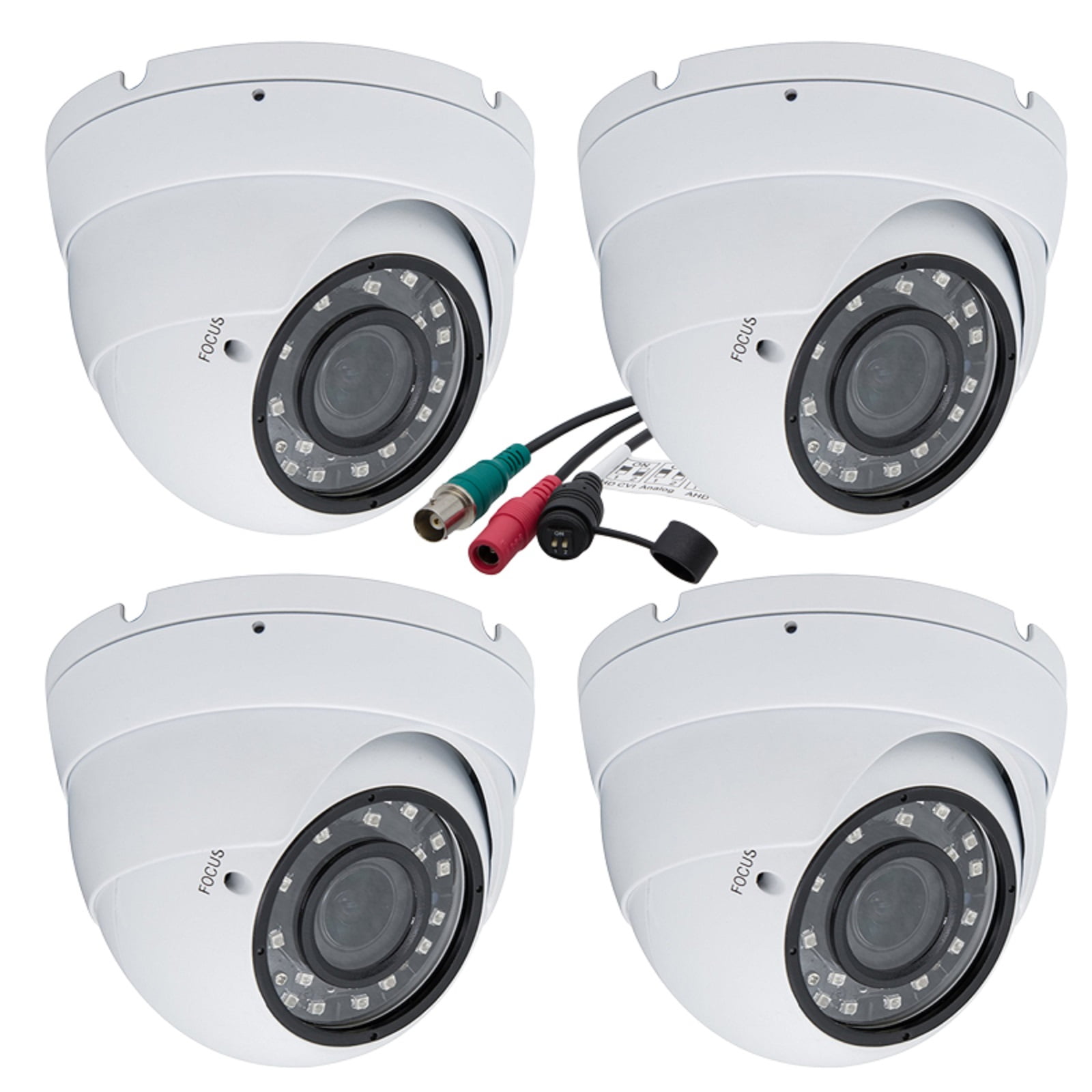 evertech 960p 1.3mp 4 pcs full hd security cameras with ir led night ...
