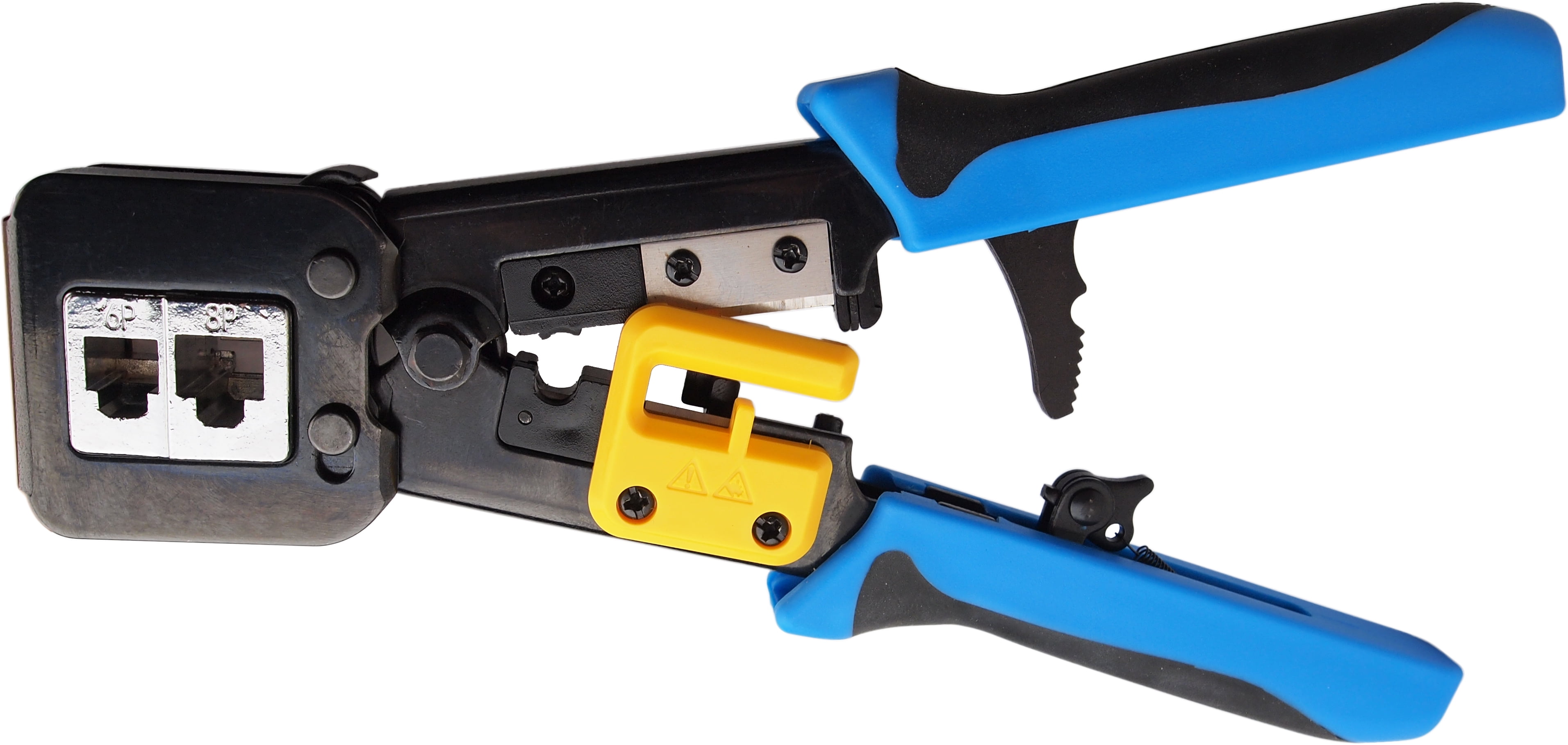 Evertech Professional Network Ethernet LAN Phone Crimper Crimp Tool Cat5e Cat6 RJ45 RJ11 ...