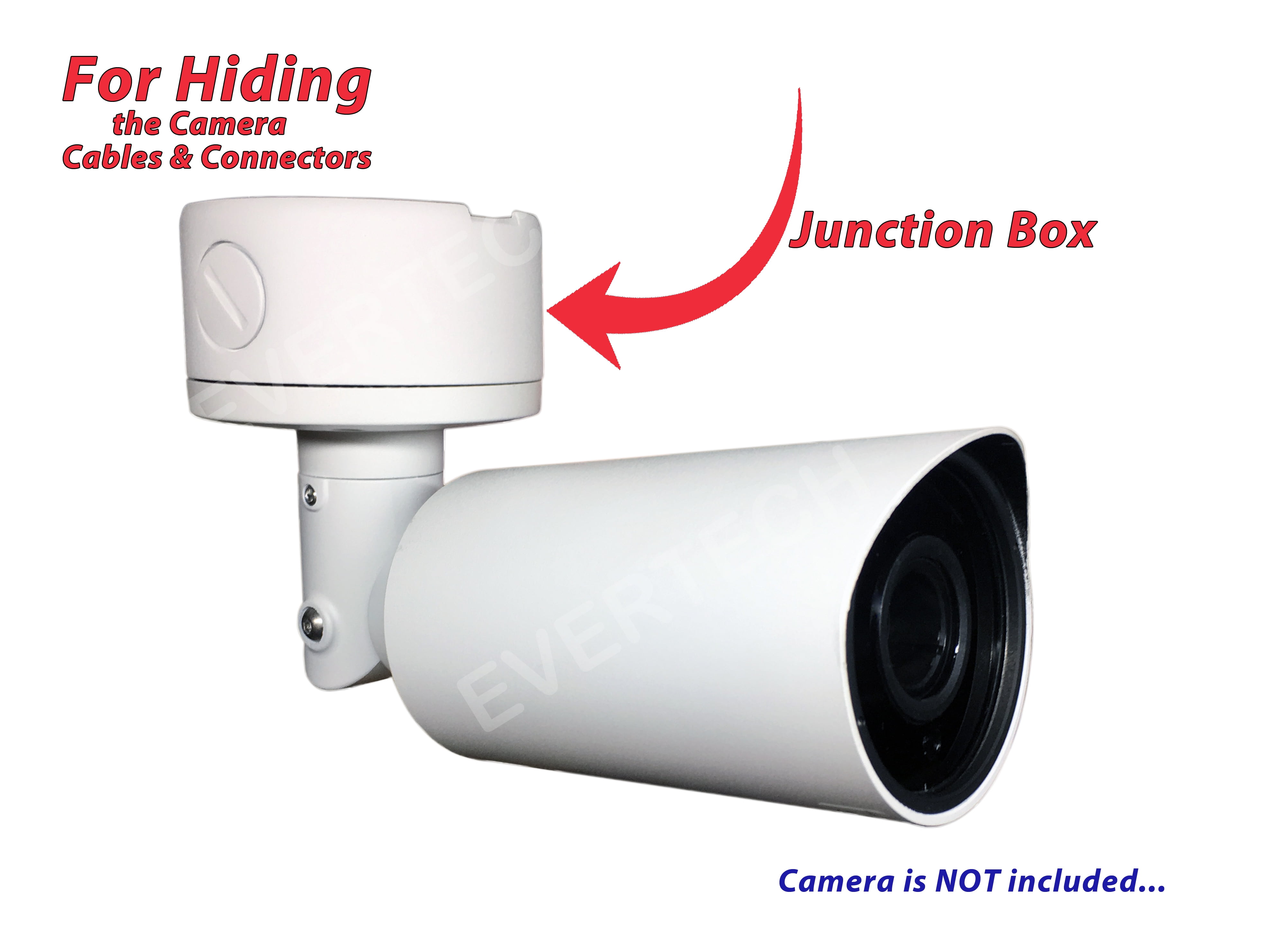 Evertech White 3.75" Camera Small Deep Base Junction Outlet Box for ...