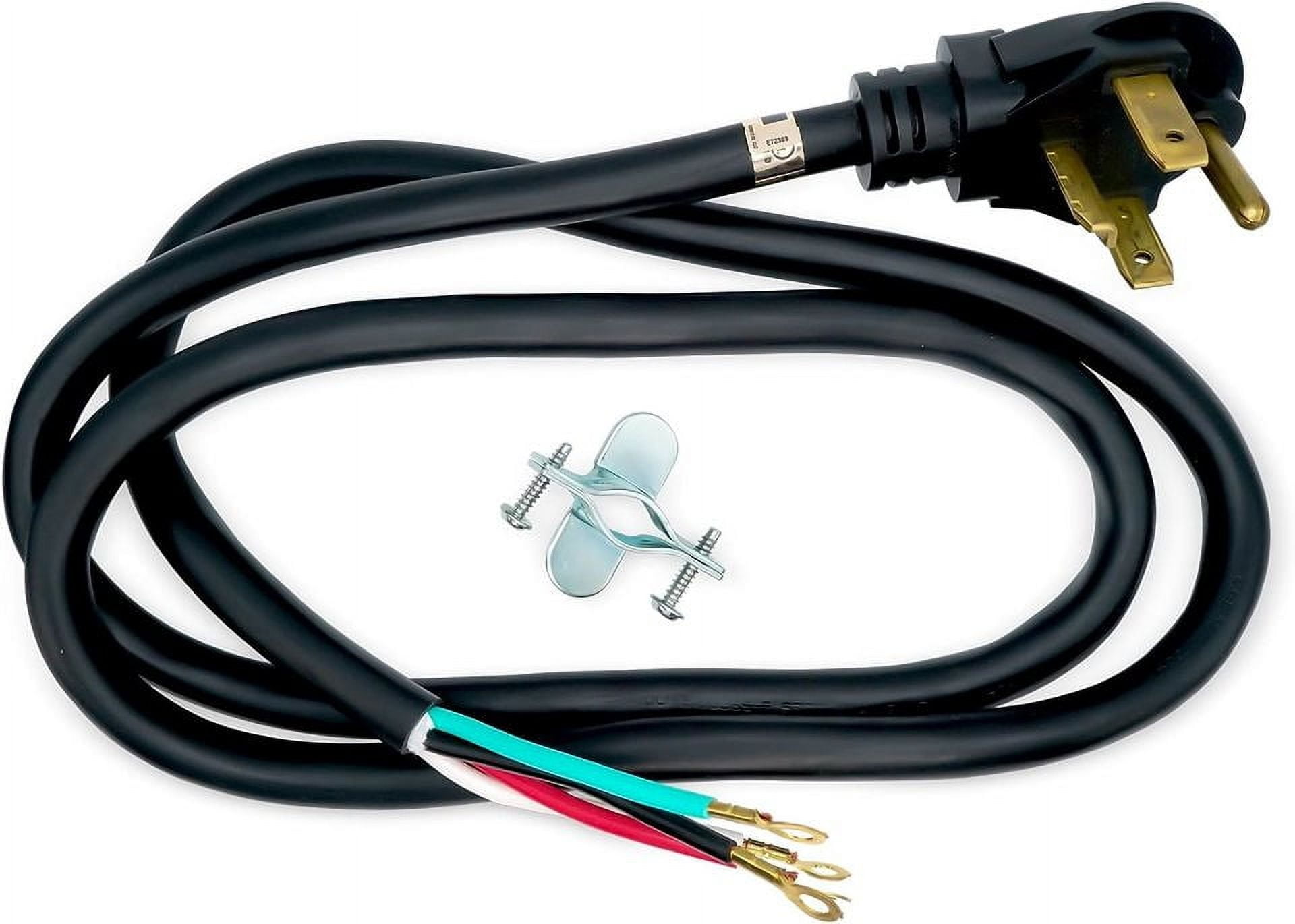 EvertechPRO 57001 4-Prong 6ft Dryer Power Cord Universal Dryer Power ...