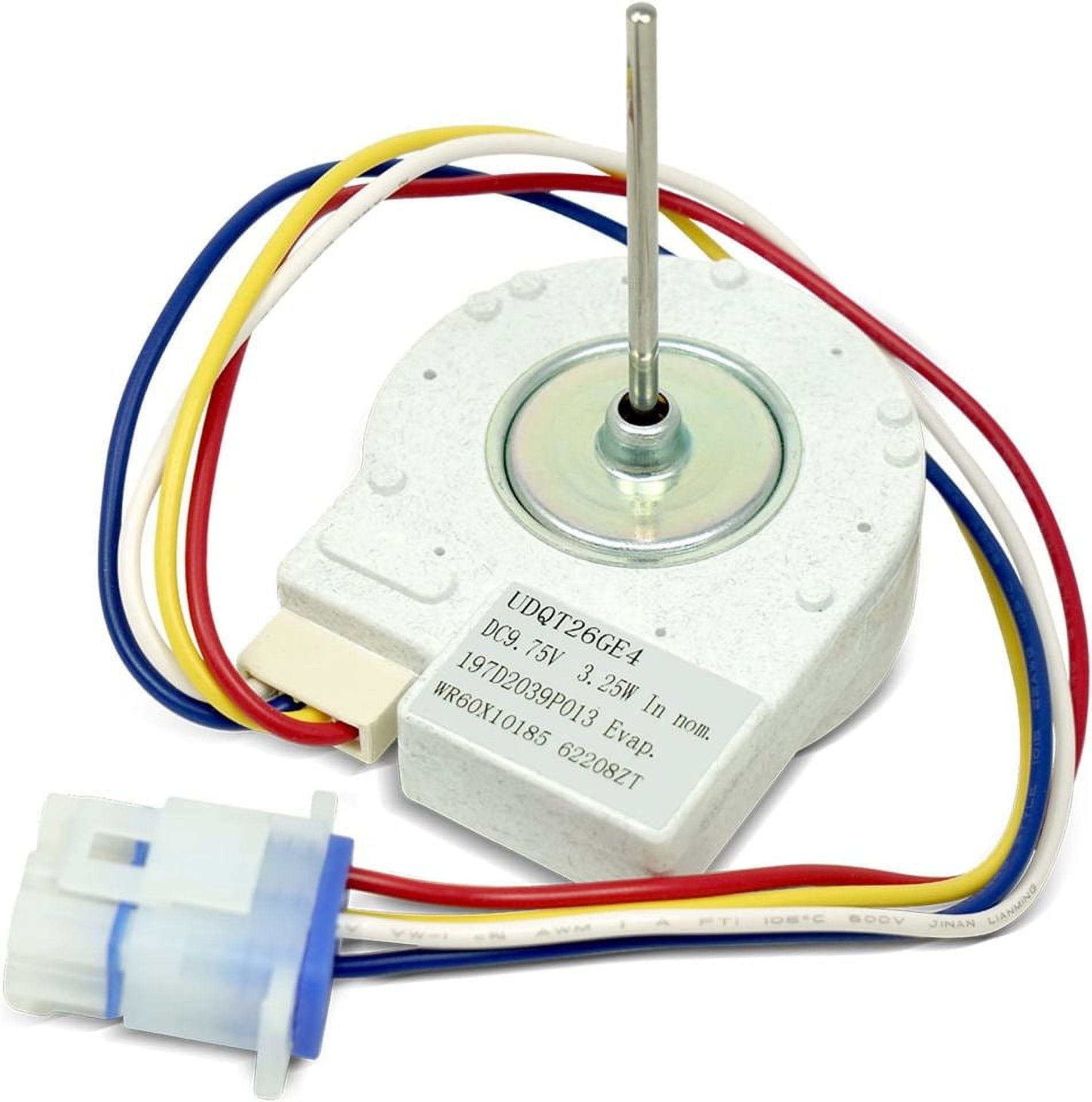 EvertechPRO for GE Fridge Evaporator Fan Motor Replacement WR60X10185 ...
