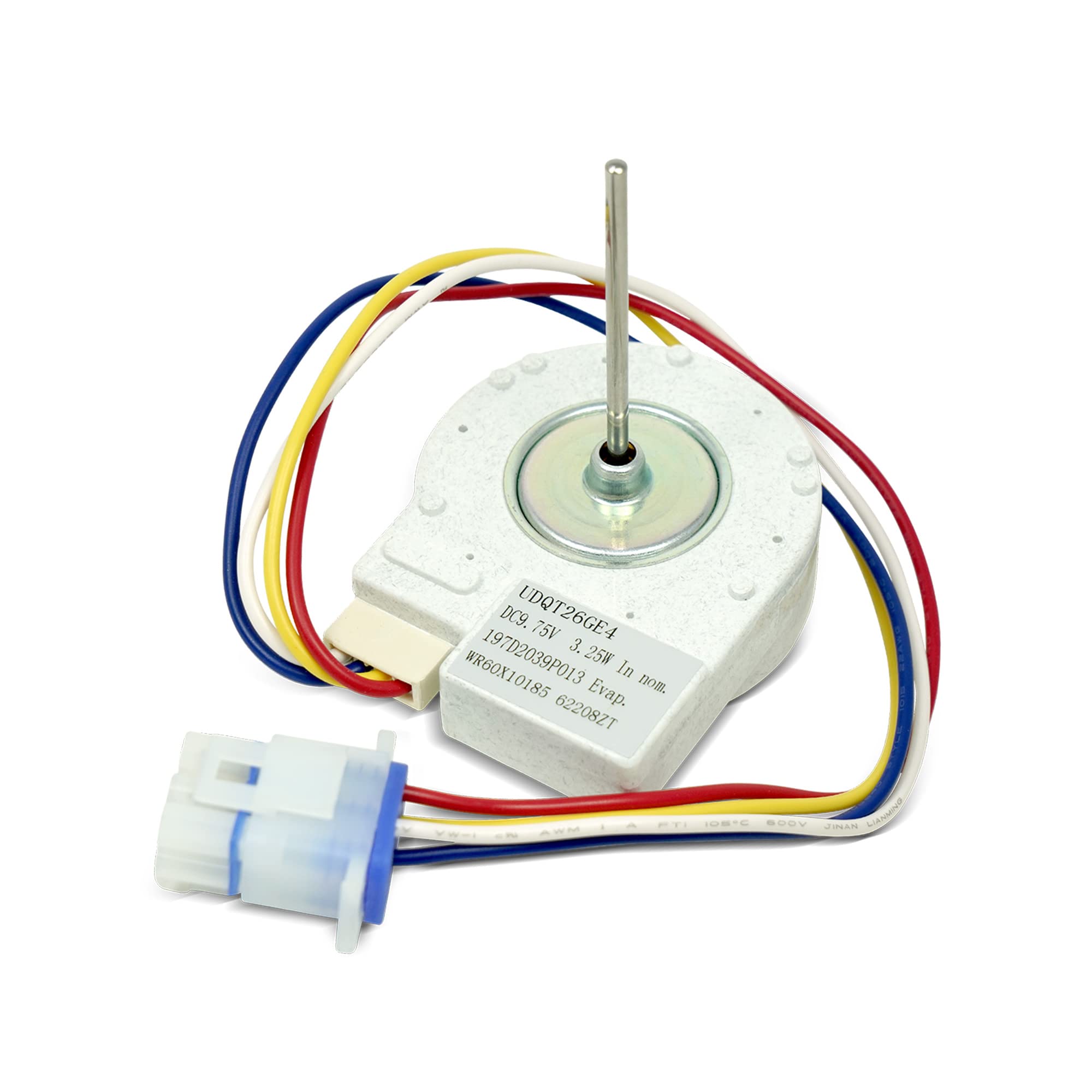 EvertechPRO for GE Fridge Evaporator Fan Motor Replacement WR60X10185 ...