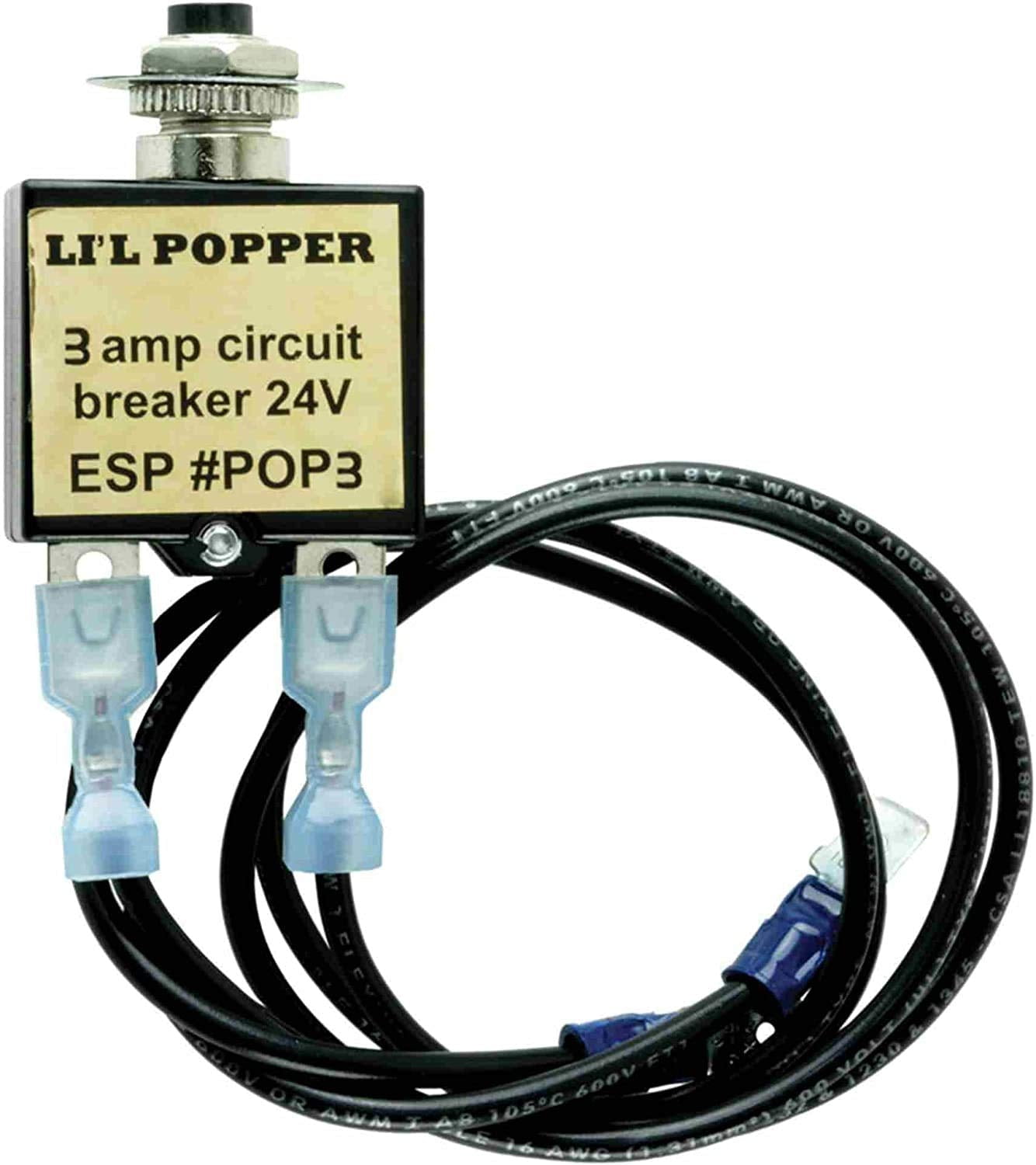 EvertechPRO POP3 3 AMP Control Circuit Breaker UL Rated 125/250 Vac ...