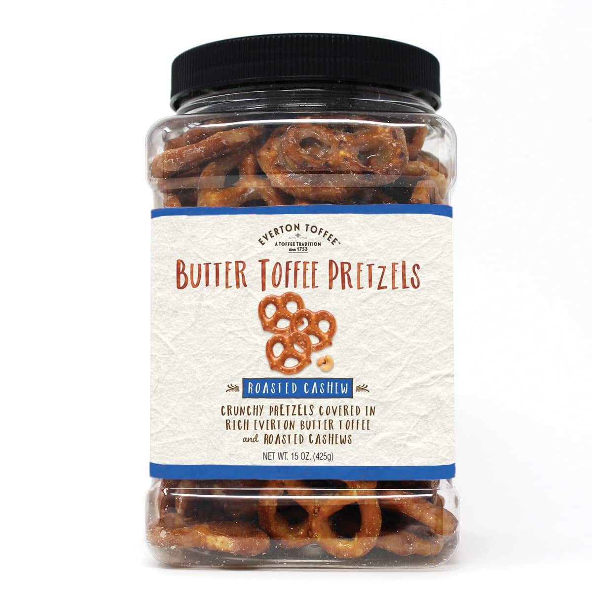 Everton Roasted Cashew SAF21 Toffee Pretzels: Gourmet Toffee Covered ...
