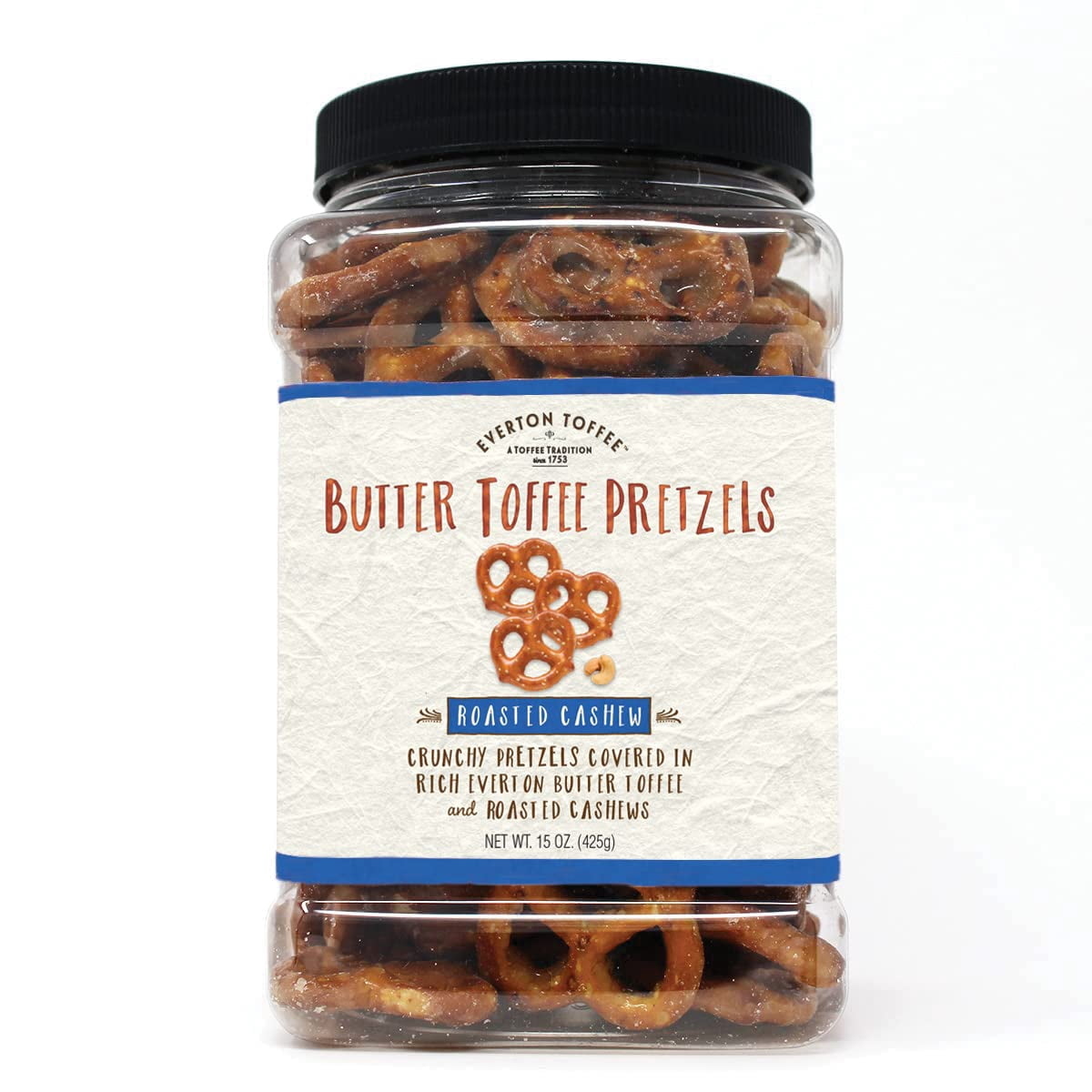 Everton Roasted Cashew XEF1 Toffee Pretzels: Gourmet Artisan Toffee ...