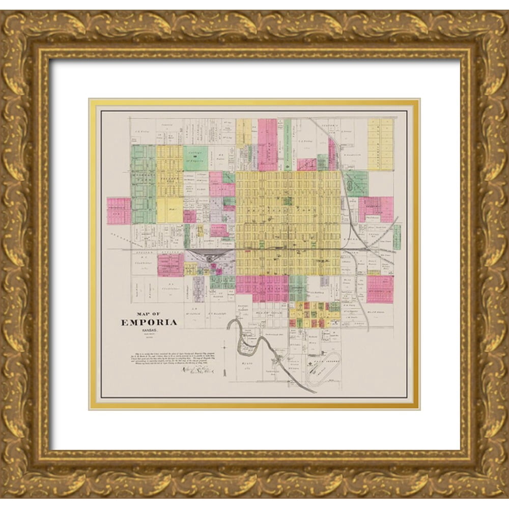 Everts 28x26 Gold Ornate Wood Framed with Double Matting Museum Art ...