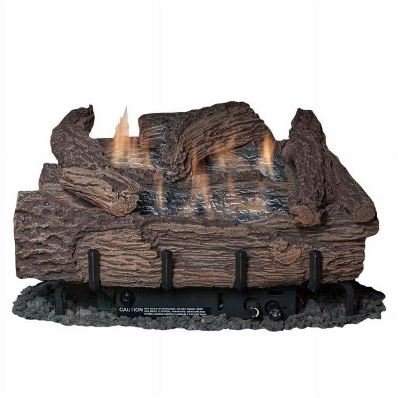 Everwarm EWPO24R 24 in. Refractory Log Set, Palmetto Oak - 6 Piece - Walmart.com