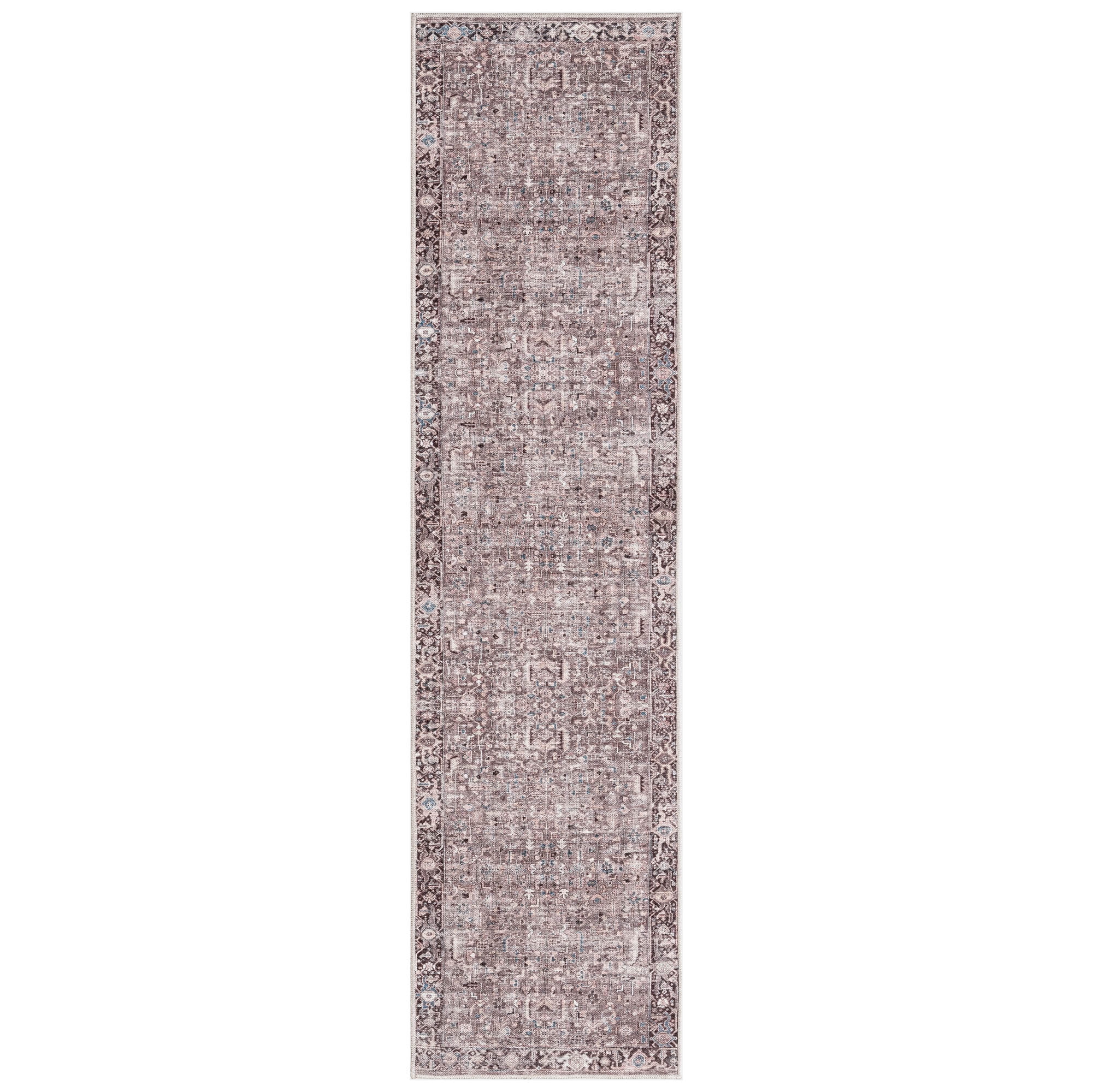 Everwash™ Callaghan Edith Distressed Vintage Machine Washable Runner ...