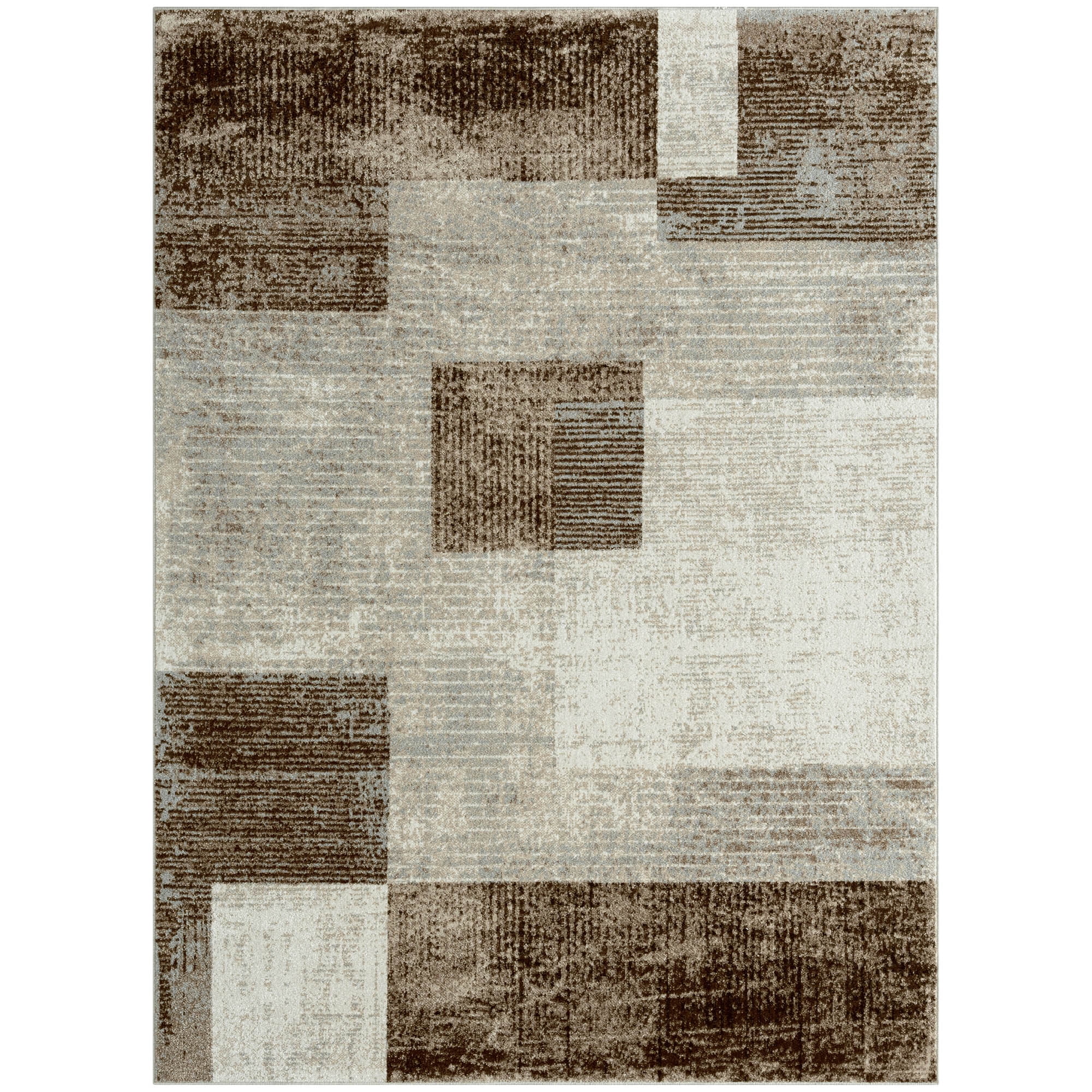 Free Shipping! Everwash Treasure Creed Geometric Polyester Area Rug ...
