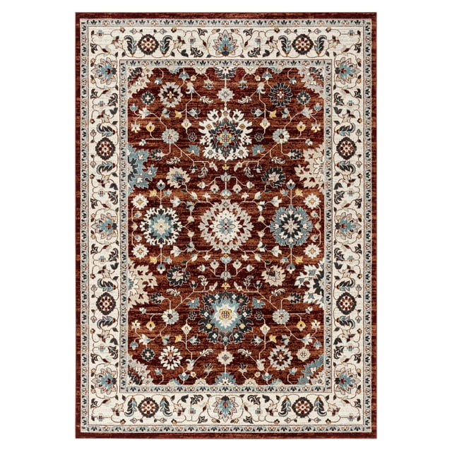 Free Shipping! Everwash Treasure Lina Traditional Medallion Washable ...