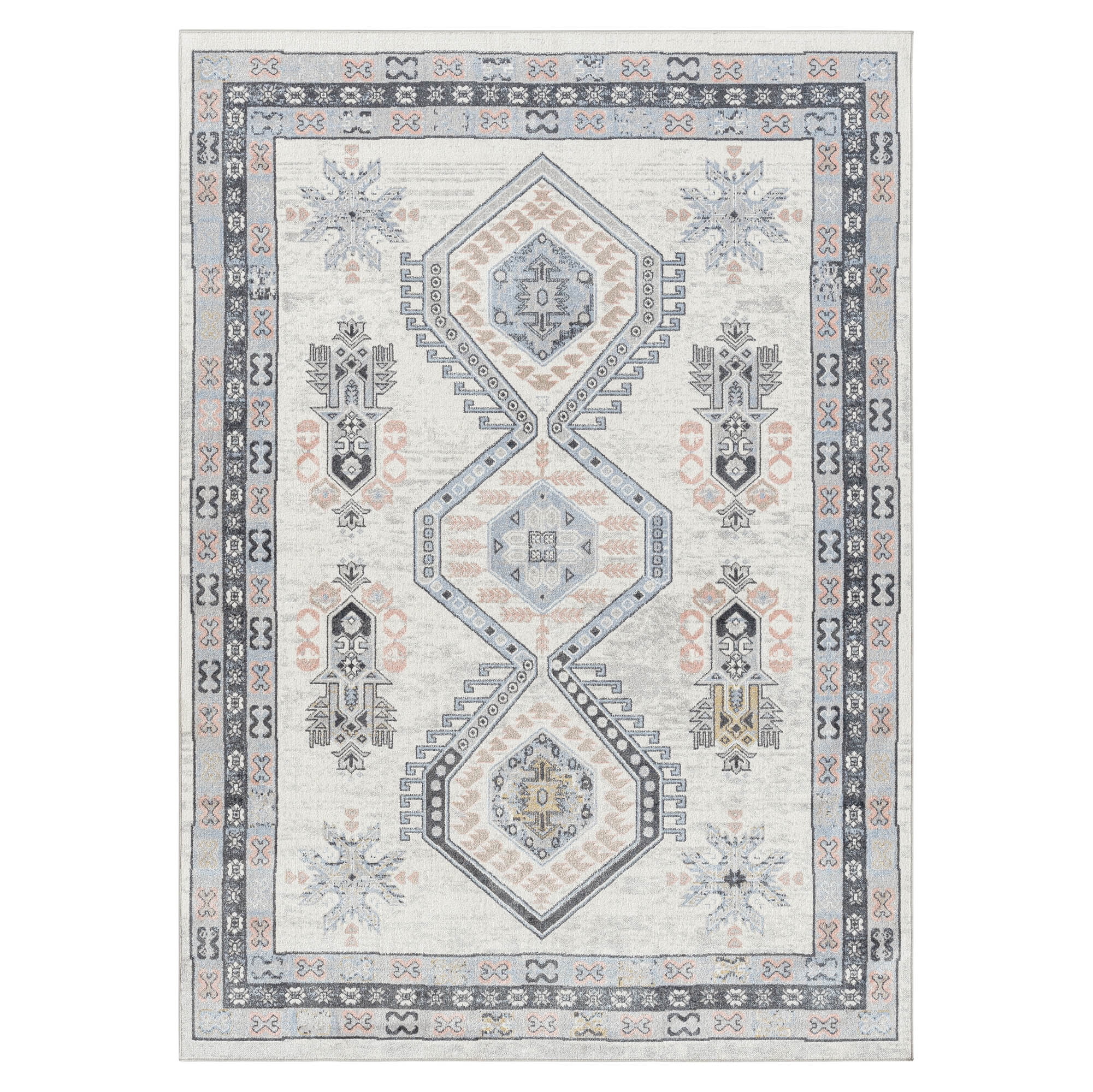 Everwash Machine Washable Southwest Geometric Rug - Walmart.com