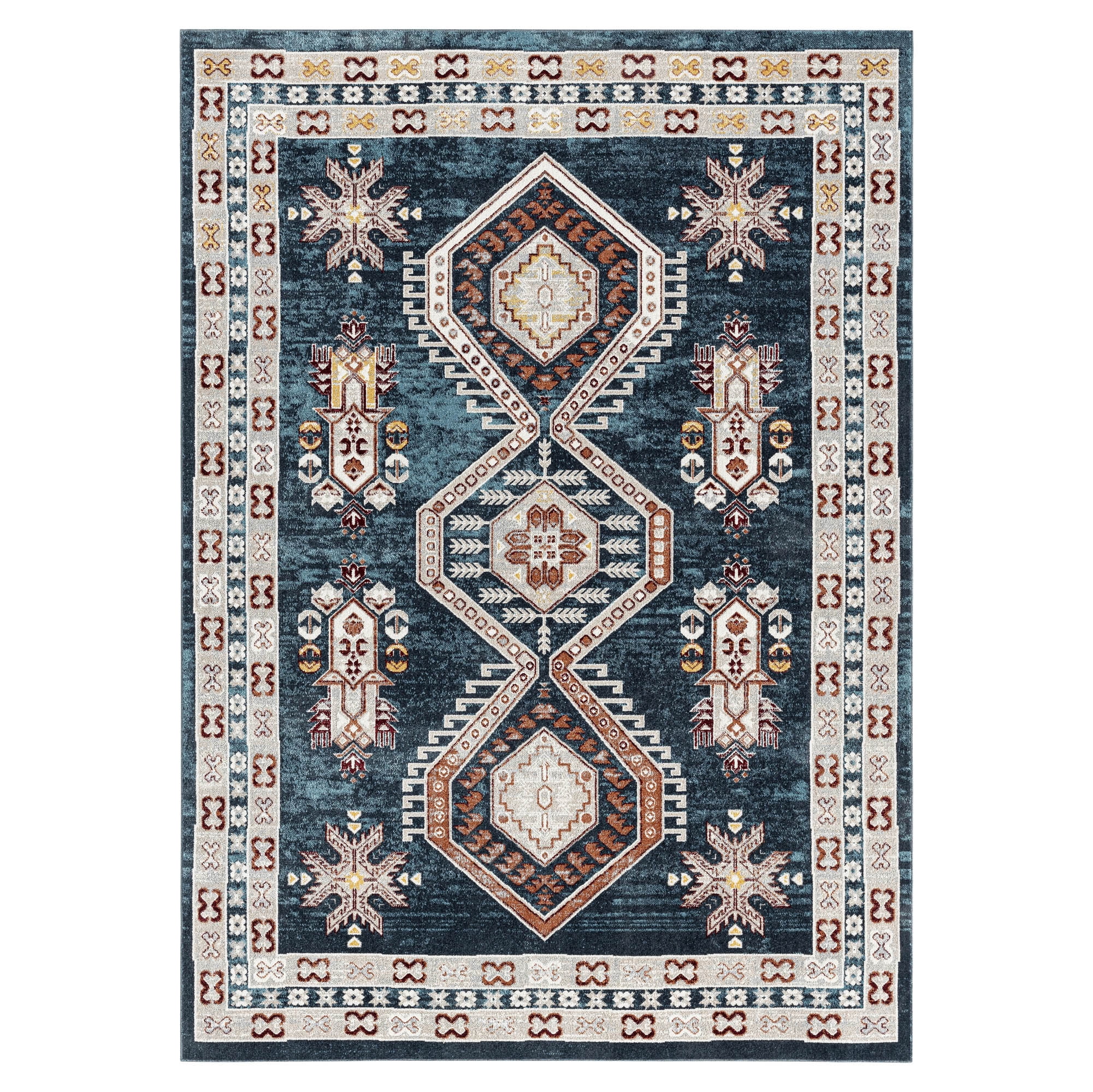 Everwash™ Treasure Saul Southwest Geometric Machine Washable Area Rug ...