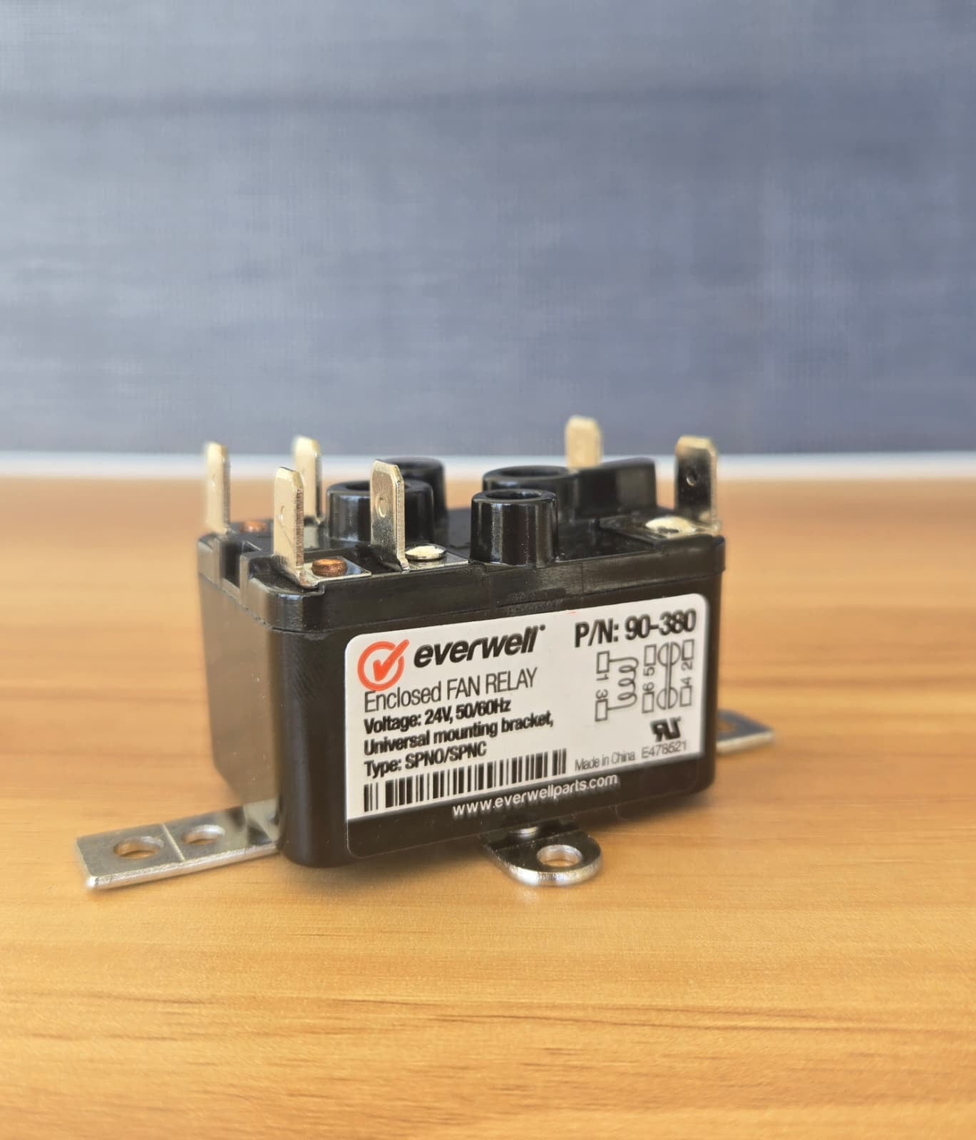 Everwell 90-380 – 24V Enclosed Heavy Duty Fan Relay with Universal ...