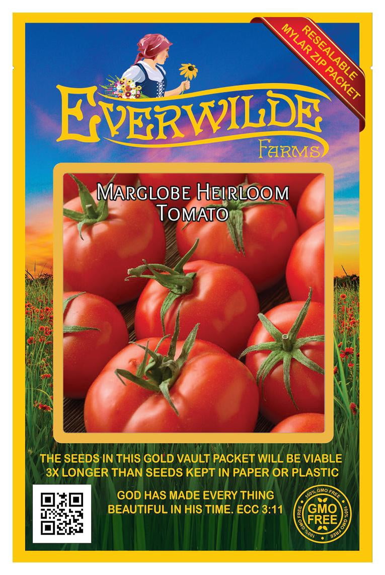 Everwilde Farms - 100 Marglobe Heirloom Tomato Seeds - Gold Vault Jumbo ...