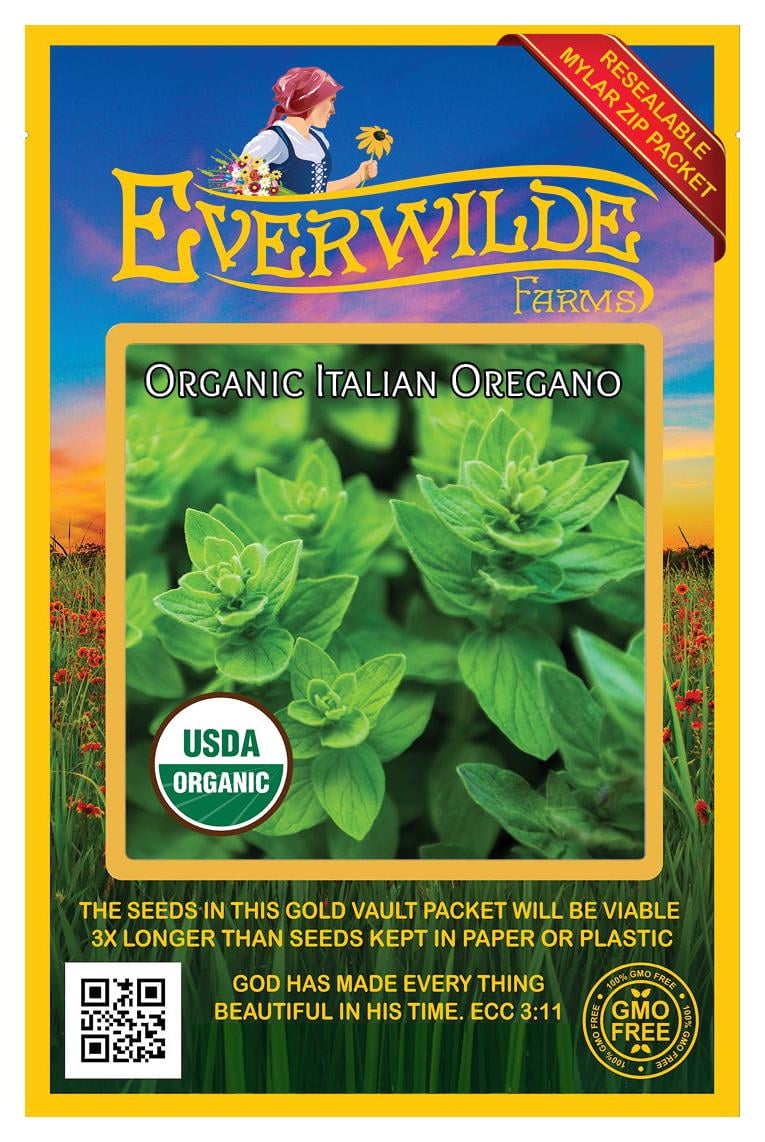 Everwilde Farms Italian Oregano Seeds, 1000 Bulk Herb Seeds, Perfect ...