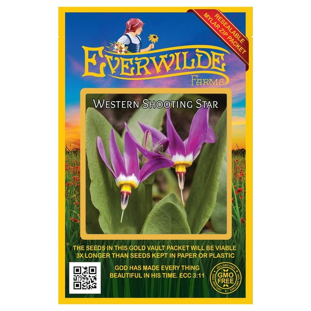 Everwilde Farms - 150 Western Shooting Star Native Wildflower Seeds ...