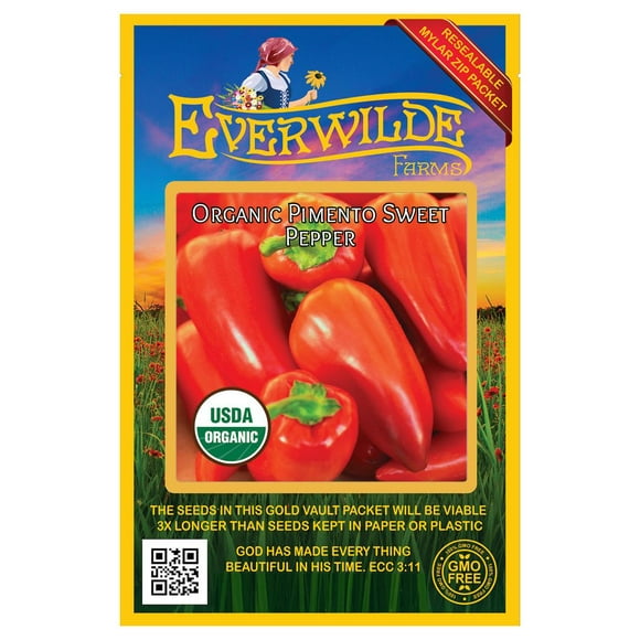 Pimento Seed Collection for Garden Planting in Patio & Garden