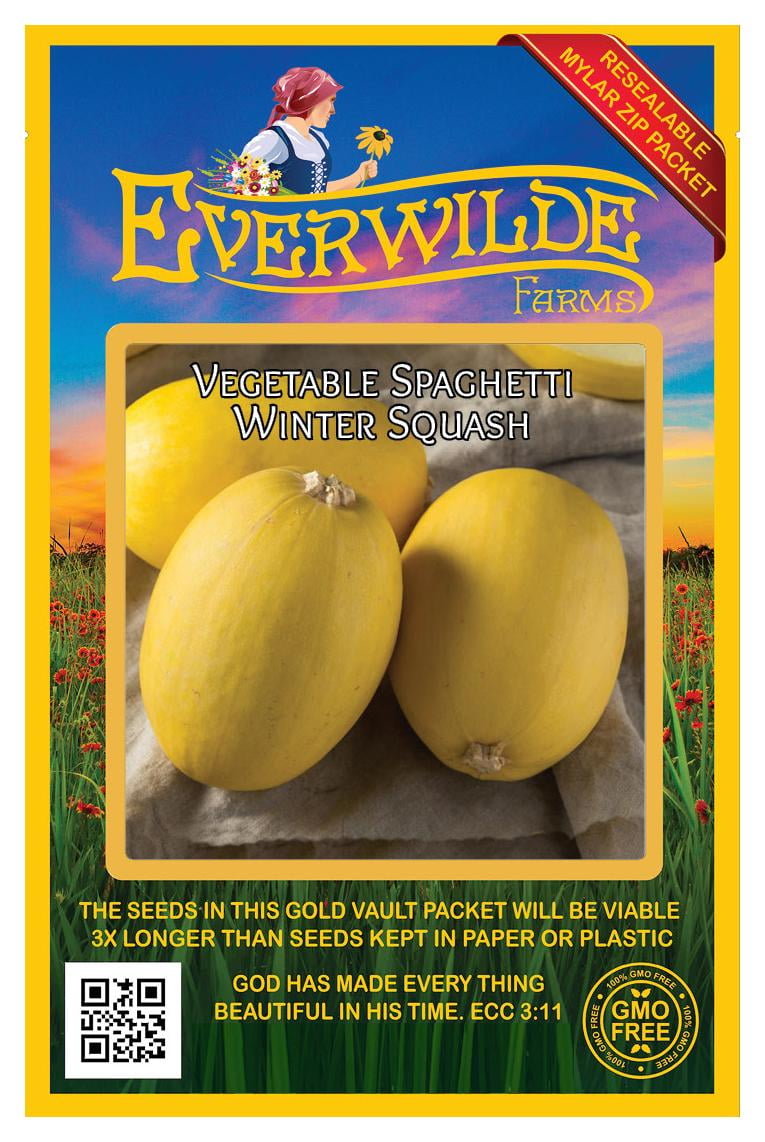 Everwilde Farms - Japanese Vegetable Spaghetti Winter Squash Seeds, 40 ...