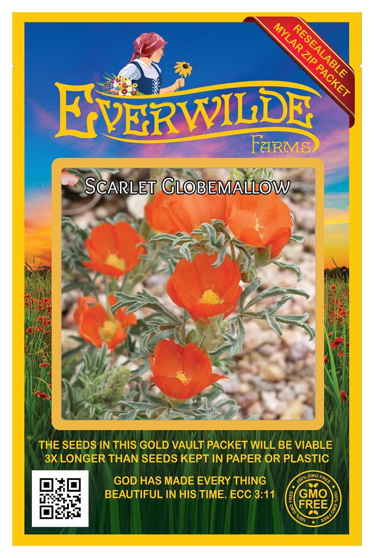 Everwilde Farms - 50 Scarlet Globe Mallow Native Wildflower Seeds ...