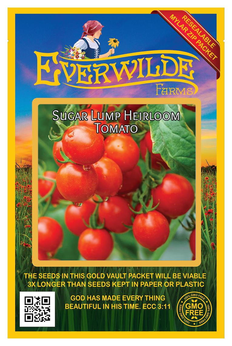 Everwilde Farms - 50 Sugar Lump Heirloom Tomato Seeds - Gold Vault Seed ...