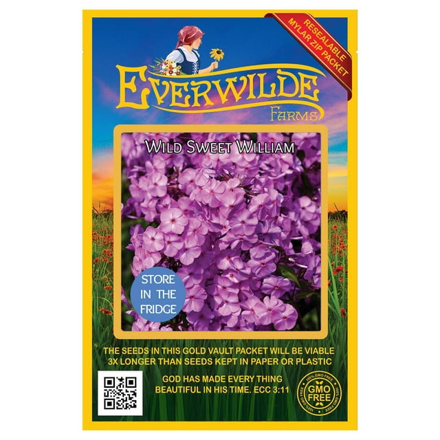 Everwilde Farms - 50 Wild Sweet William Native Wildflower Seeds - Gold ...