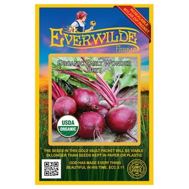 Early Wonder Tall Top Beet Seeds - 8 Gram Packet - Non-GMO, Heirloom ...