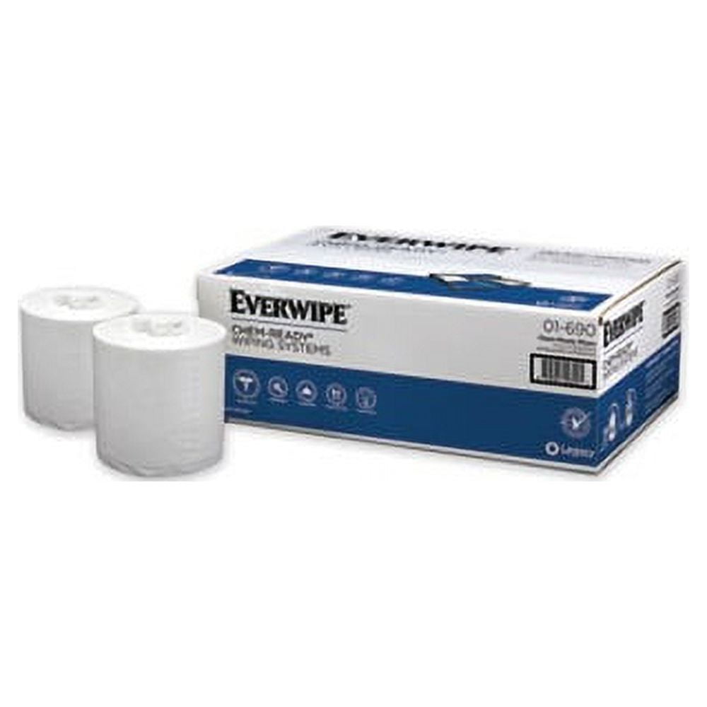 Everwipe Chem-Ready Dry Wipes 12 x 12.5, 90/Box, 6 Boxes/Carton ...