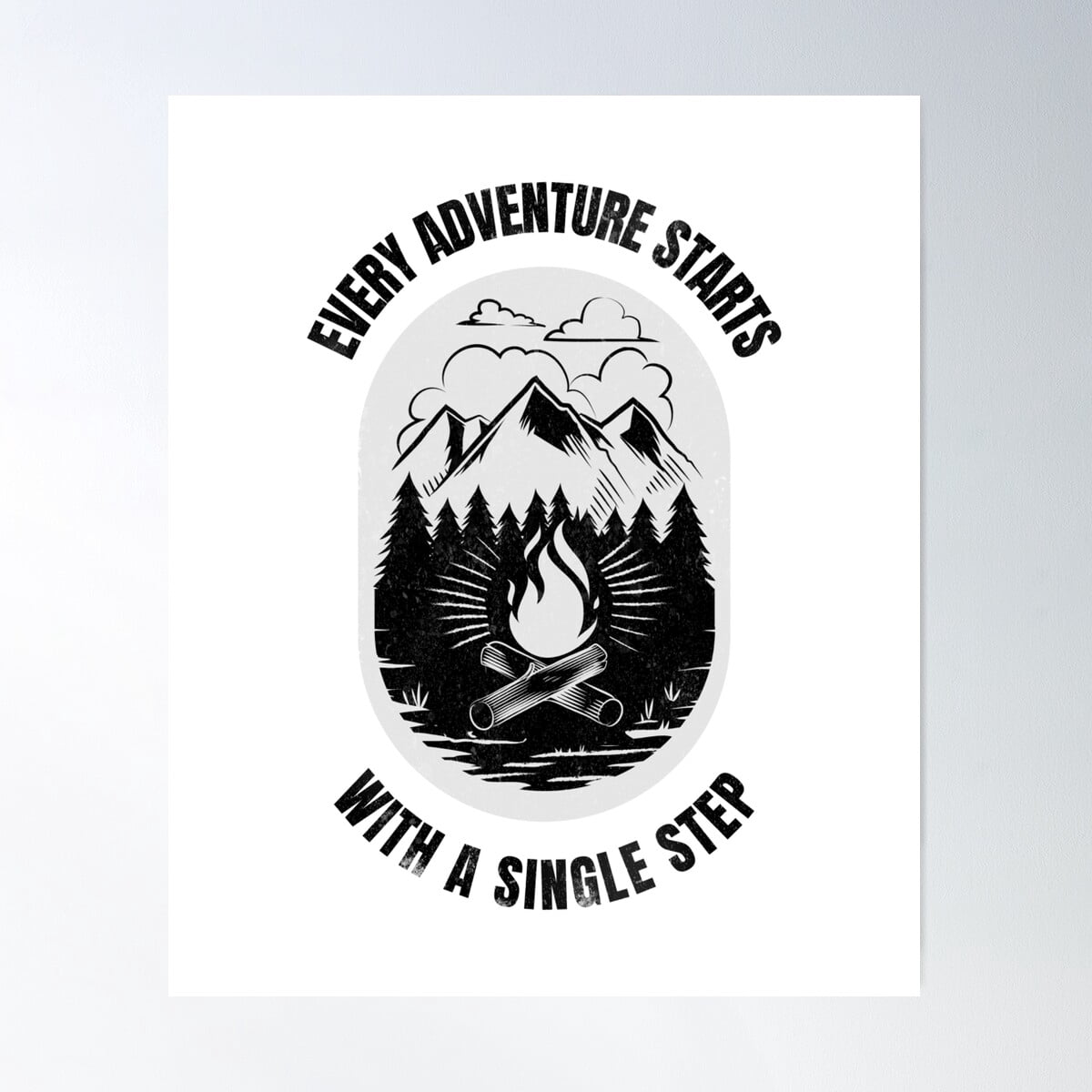 Every Adventure Starts With A Single Step 2 Poster Wall Art, Modern ...