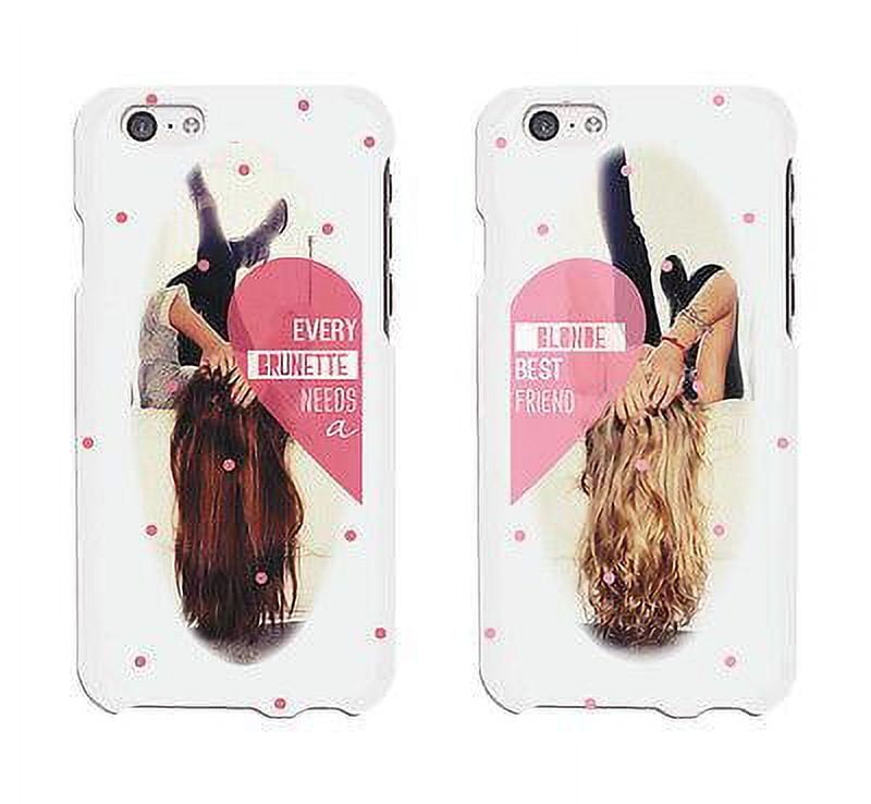 Every Brunette And Blond Cute BFF Matching Phone Cases For Best Friends ...