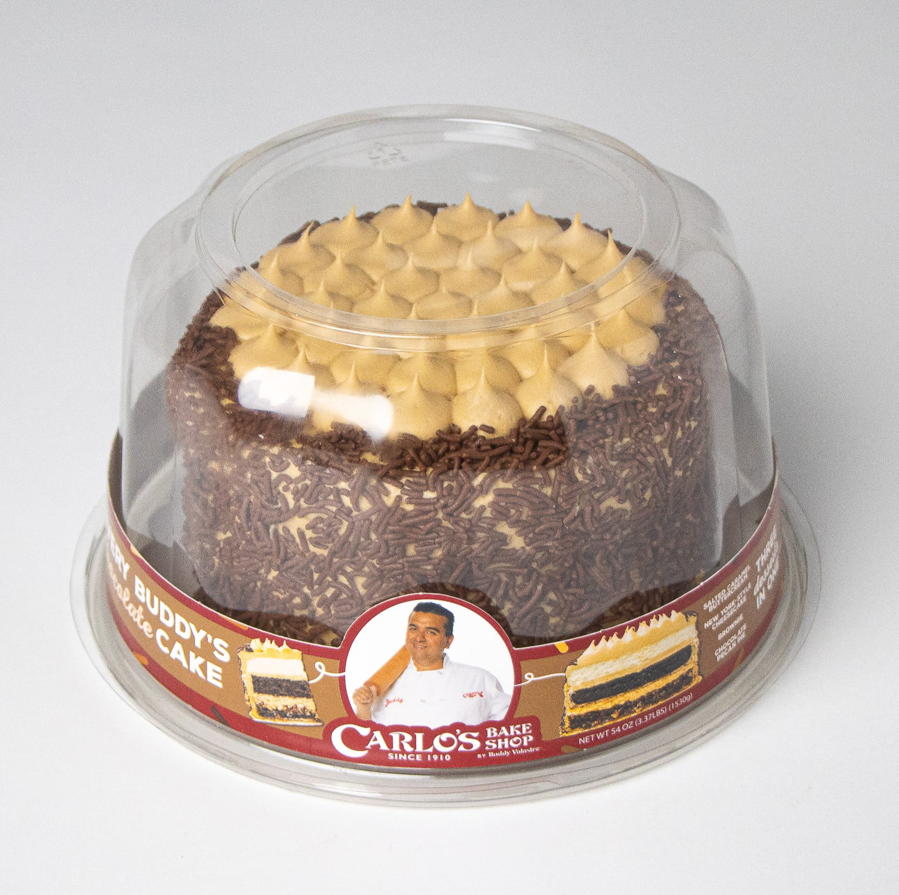Carlo's Bakery Buddy's Choc Cake 6" Salted Caramel Buttercream Icing ...