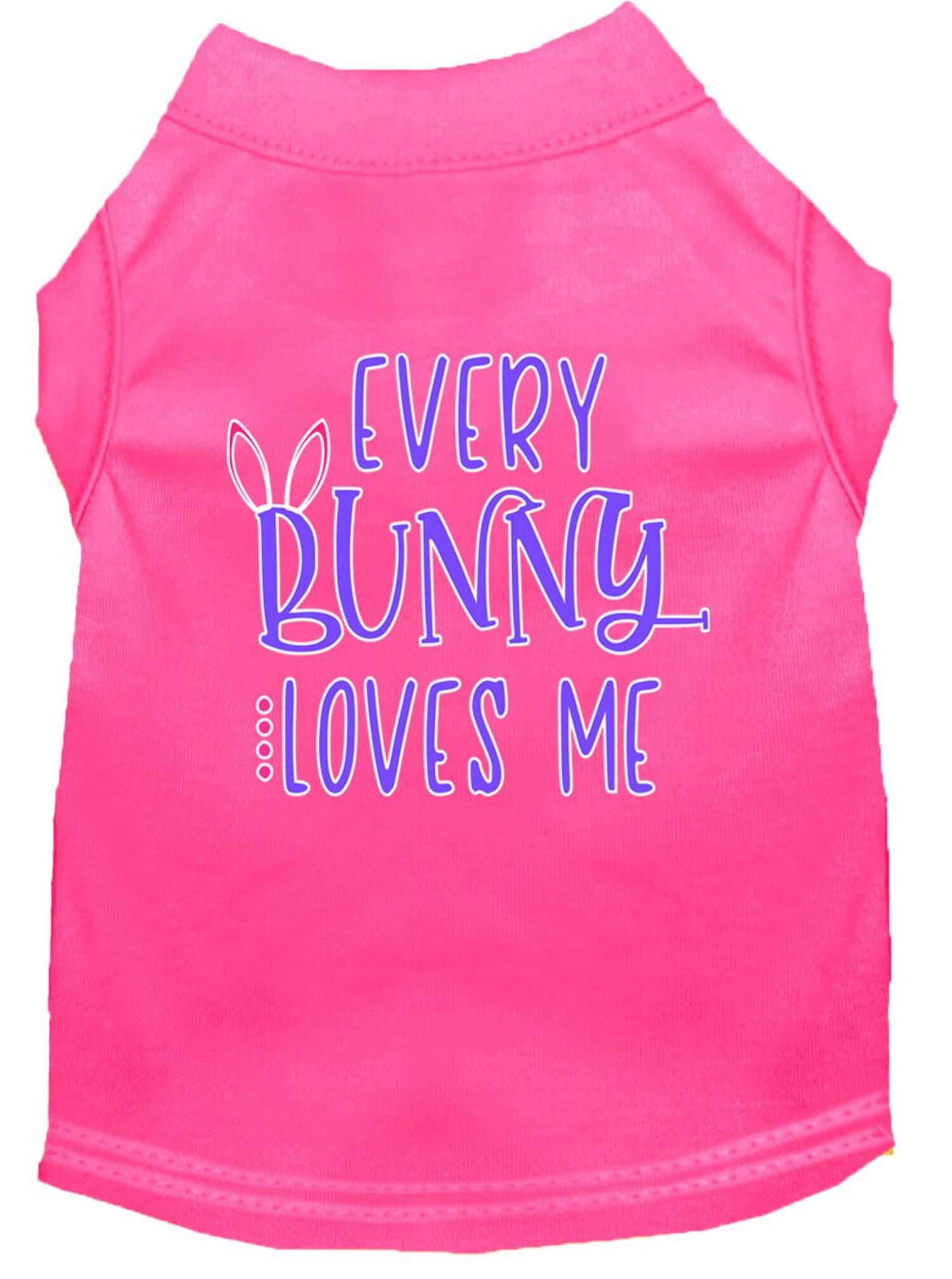 Pet Dog Cat Shirt Screen Printed, "Every Bunny Loves Me" - Walmart.com