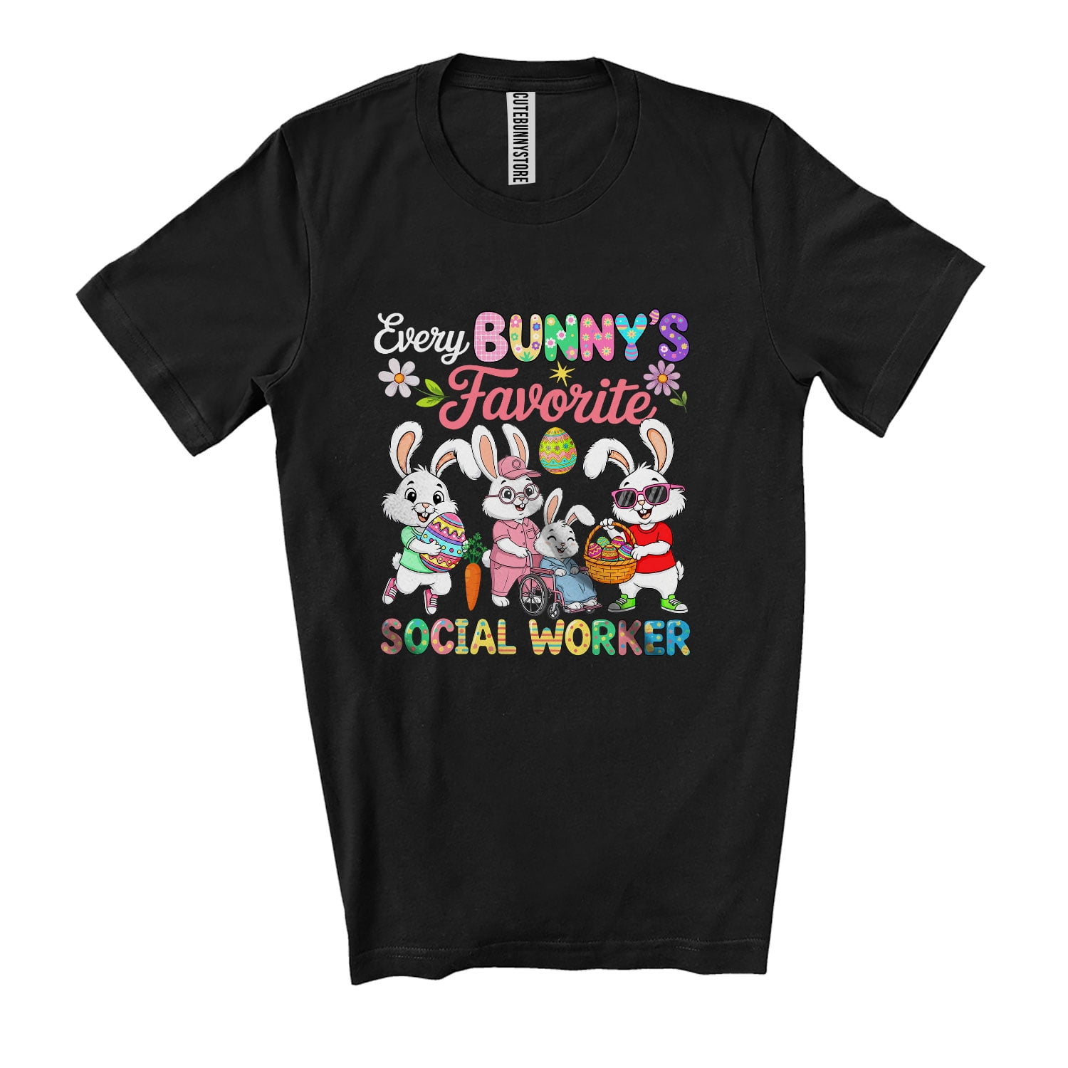 Every Bunny's Favorite Social Worker; Easter Eggs Three Bunnies Proud ...