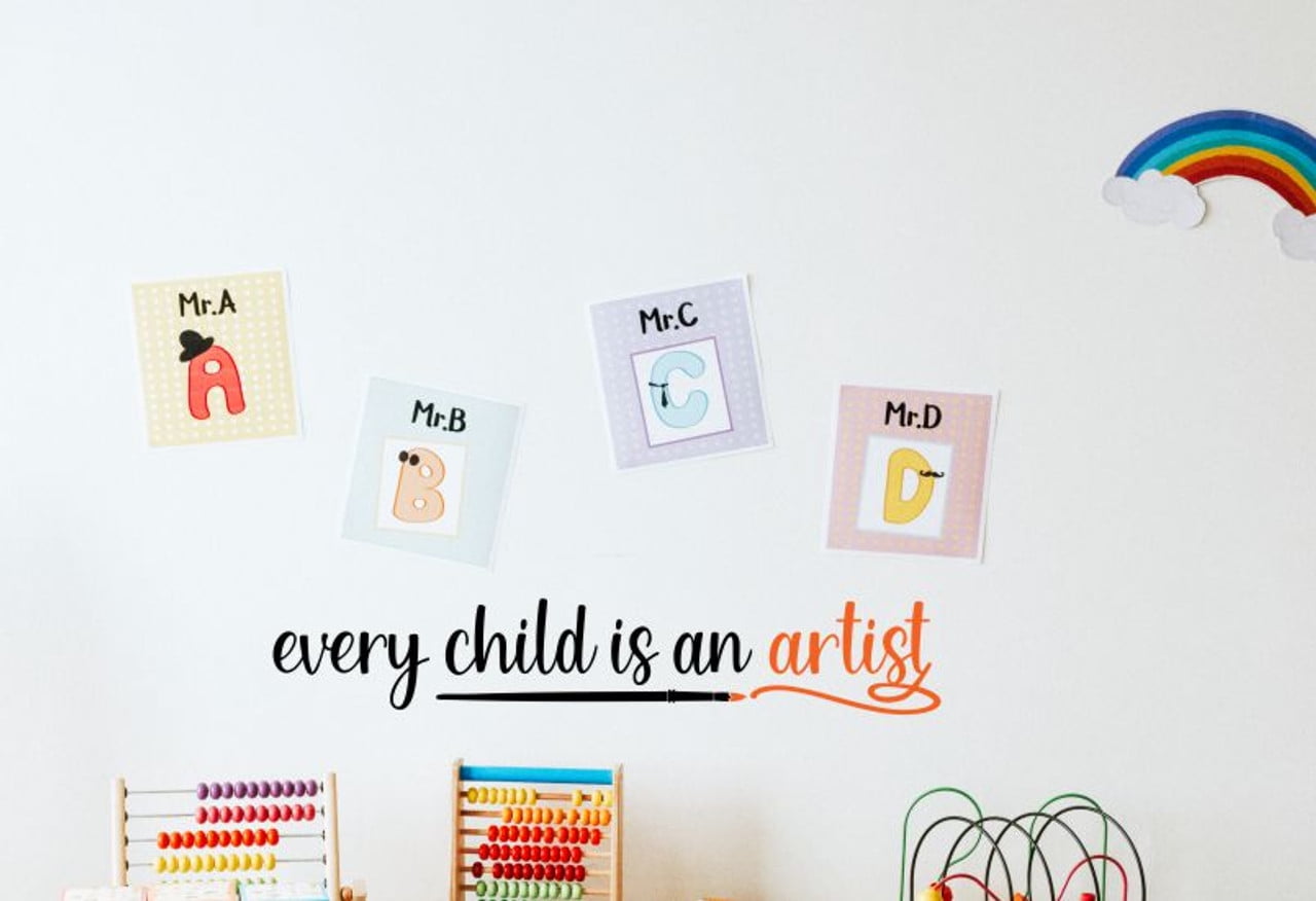 Every Child Is An Artist Wall Decal for Kids Art Classroom Decor ...