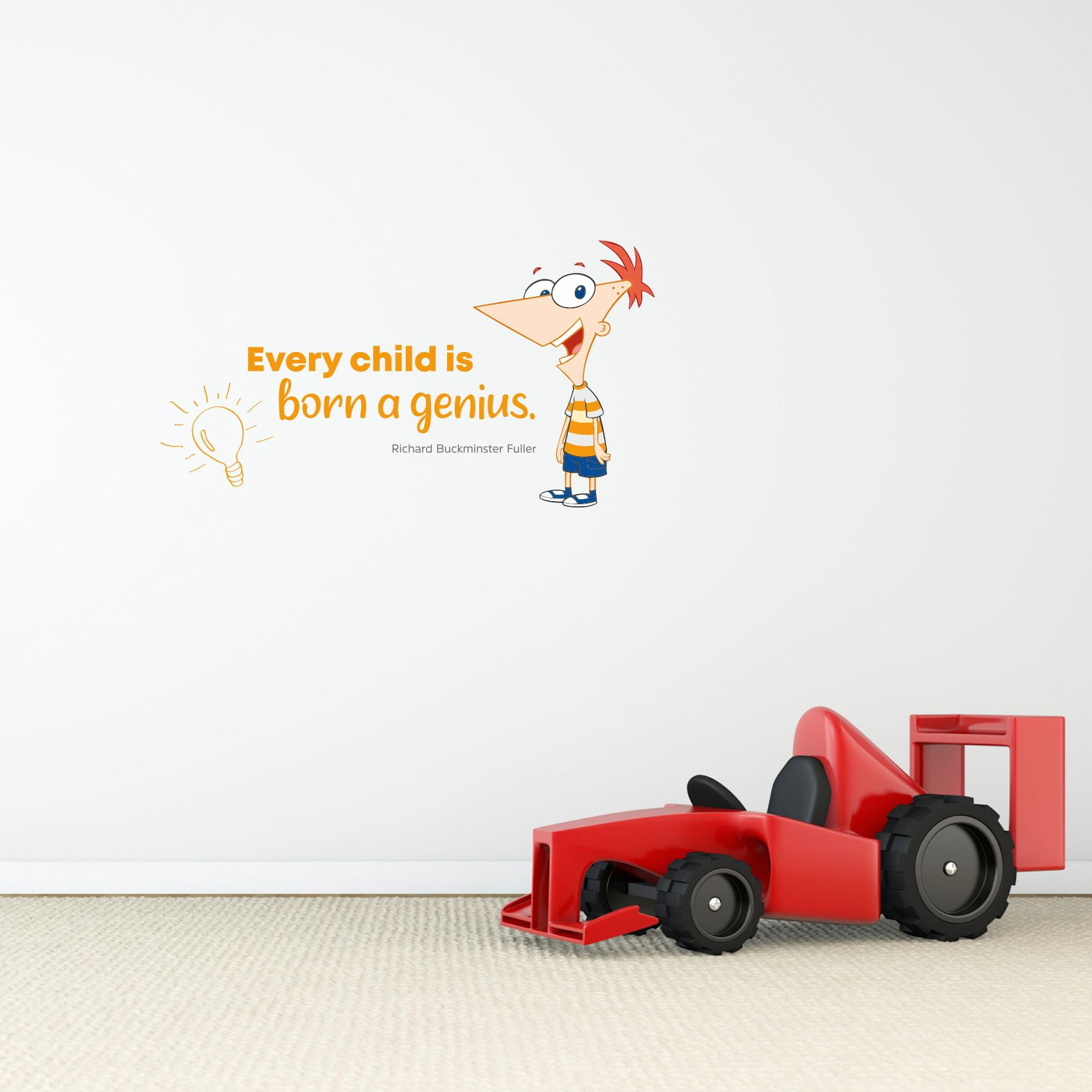Every Child Phineas and Ferb Quote Cartoon Quotes Decors Wall Sticker ...