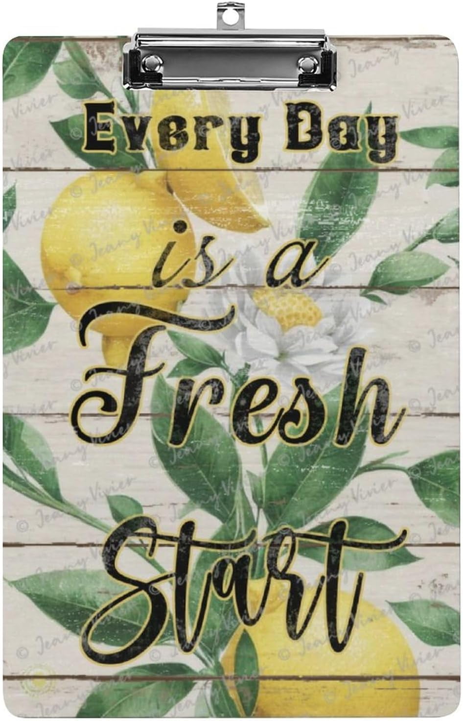 Every Day is A Fresh Start, Positive, A4 Letter Size Wooden Decorative ...