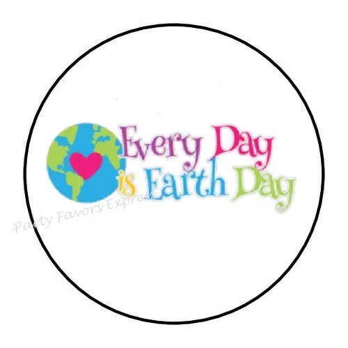 Every Day Earth Day Sticker Party Favors Sticker Envelope Seals Labels ...