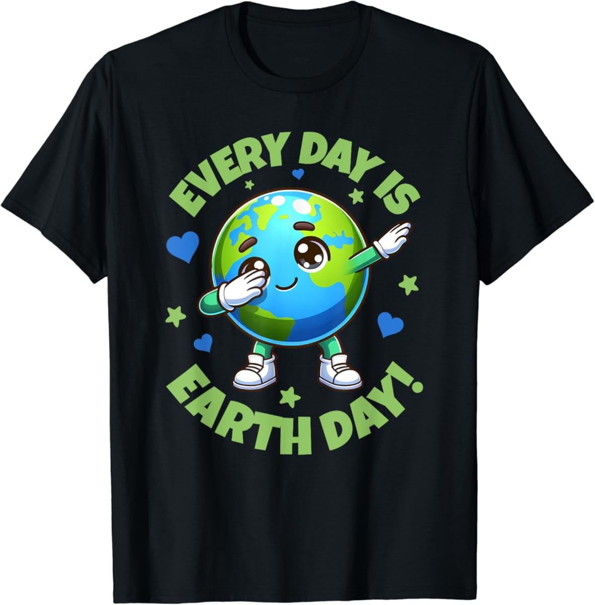 Every Day Is Earth Day Dabbing Planet Earth Climate Activist T-Shirt ...