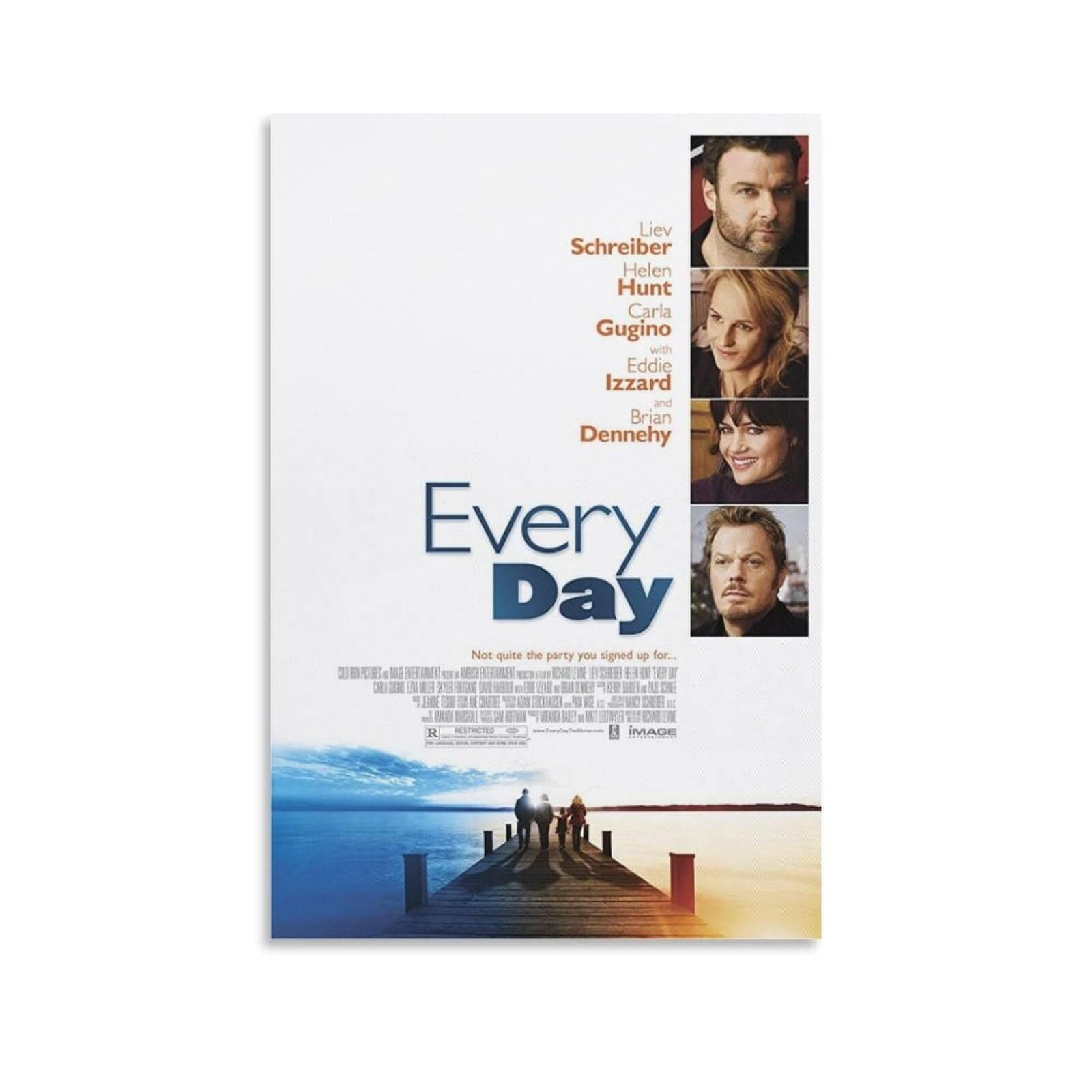 Every Day Movie Poster Poster Cool Artworks Painting Wall Art Canvas ...