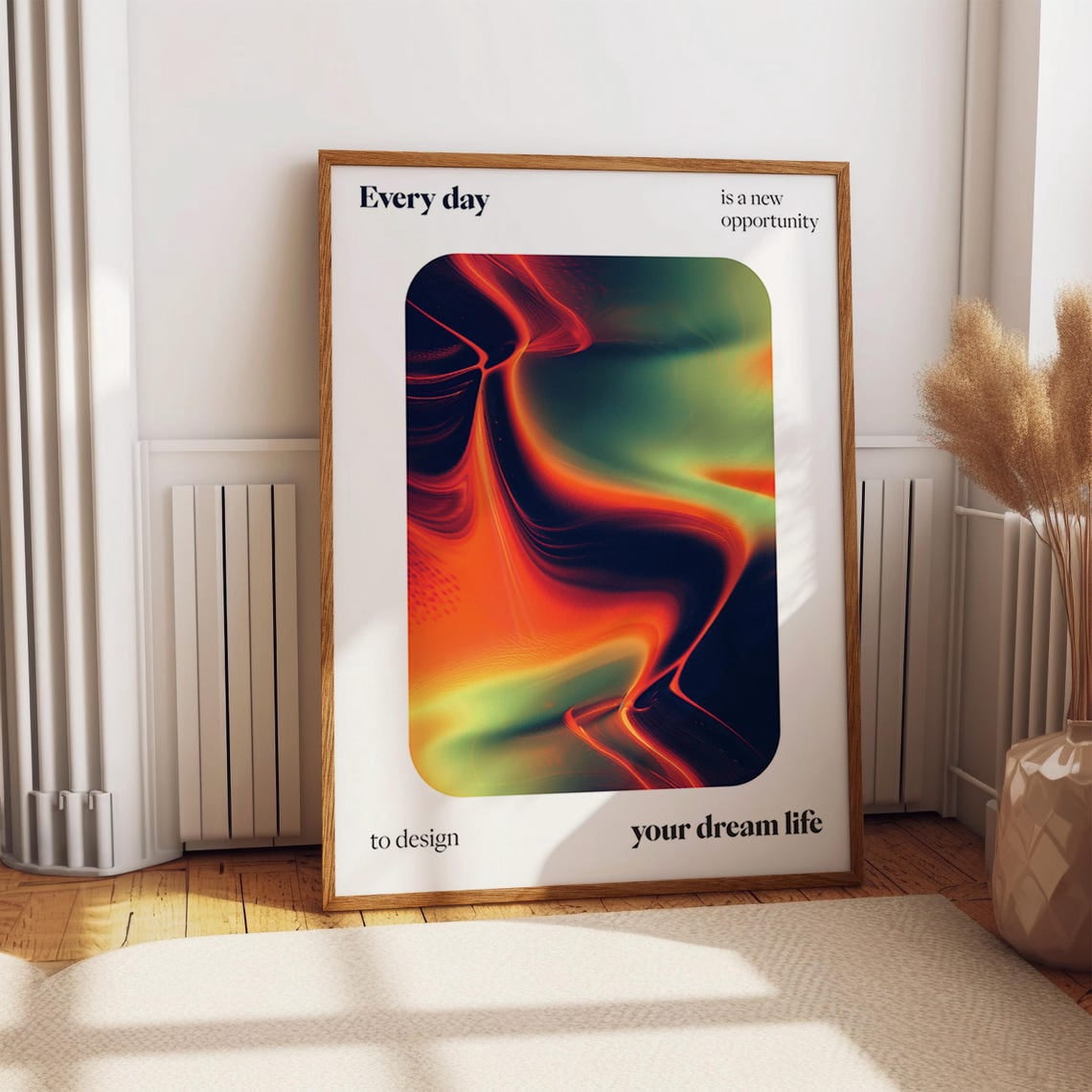 Every Day Is A New Opportunity Art Print - Self-Growth Manifestation ...