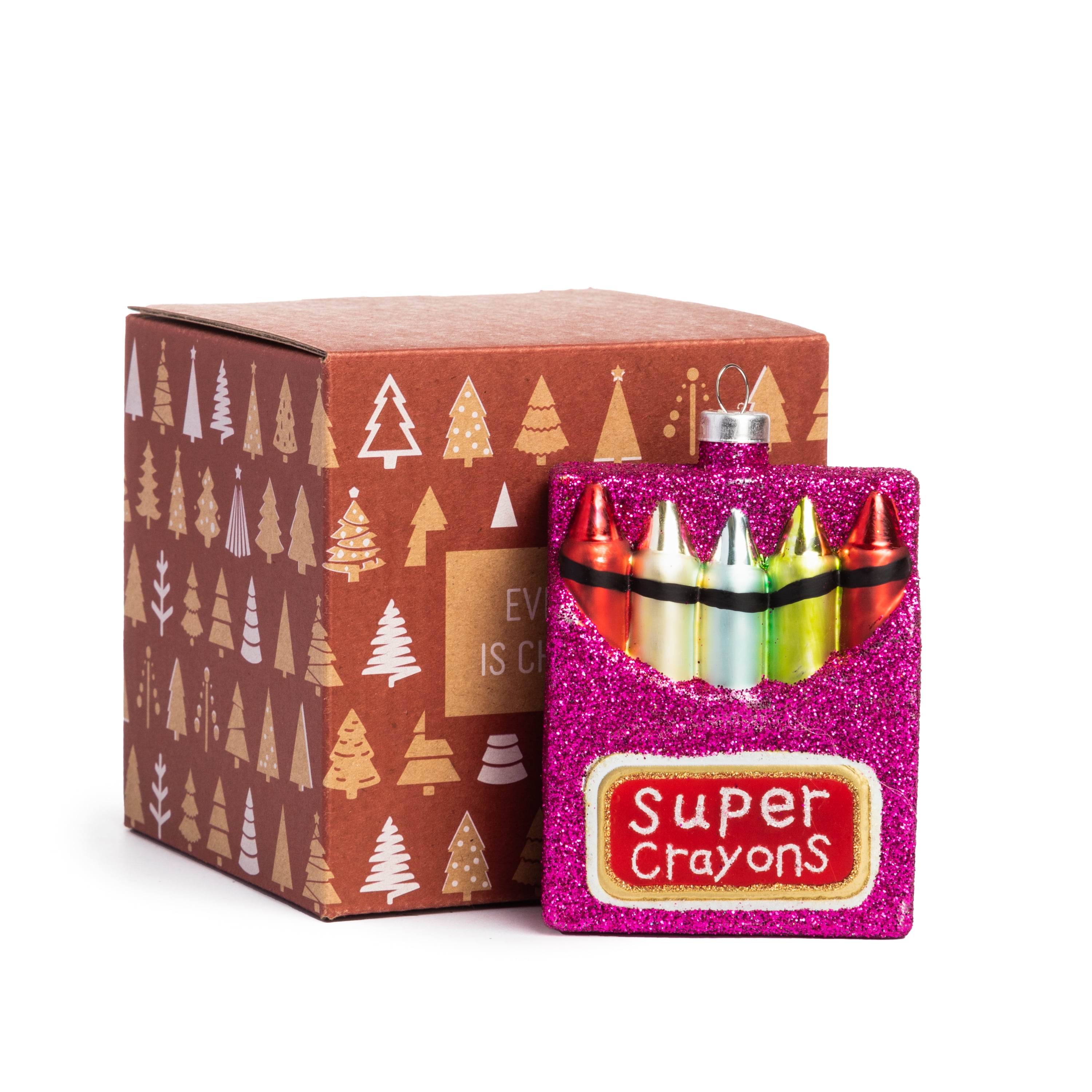 Every Day is Christmas Glass Blown Ornaments Cute Hand Made Figurines ...