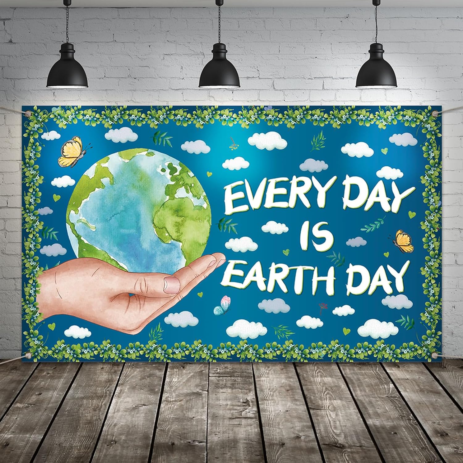 Every Day is Earth Day Backdrop Earth Day Decorations Happy Earth Day ...